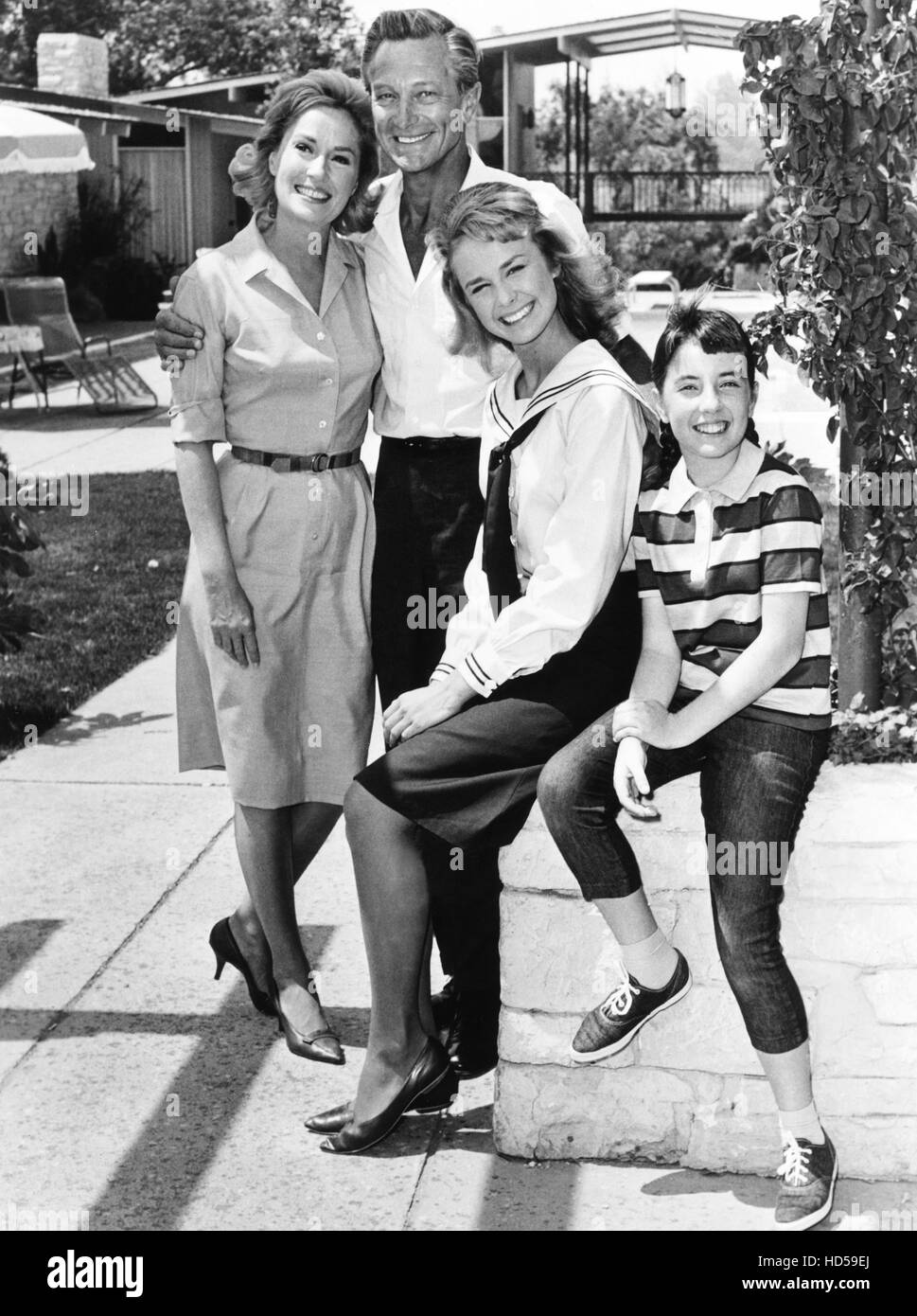 KAREN, (aka 90 BRISTOL COURT), from left: Mary LaRoche, Richard Denning, Debbie Watson, Gina ...