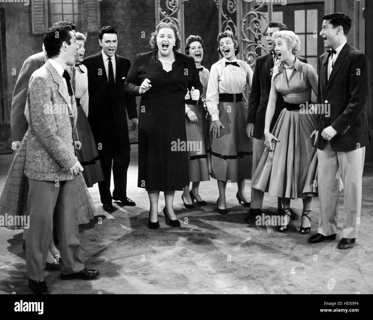 THE KATE SMITH HOUR, Kate Smith (center), (1953), 1950-54 Stock Photo ...