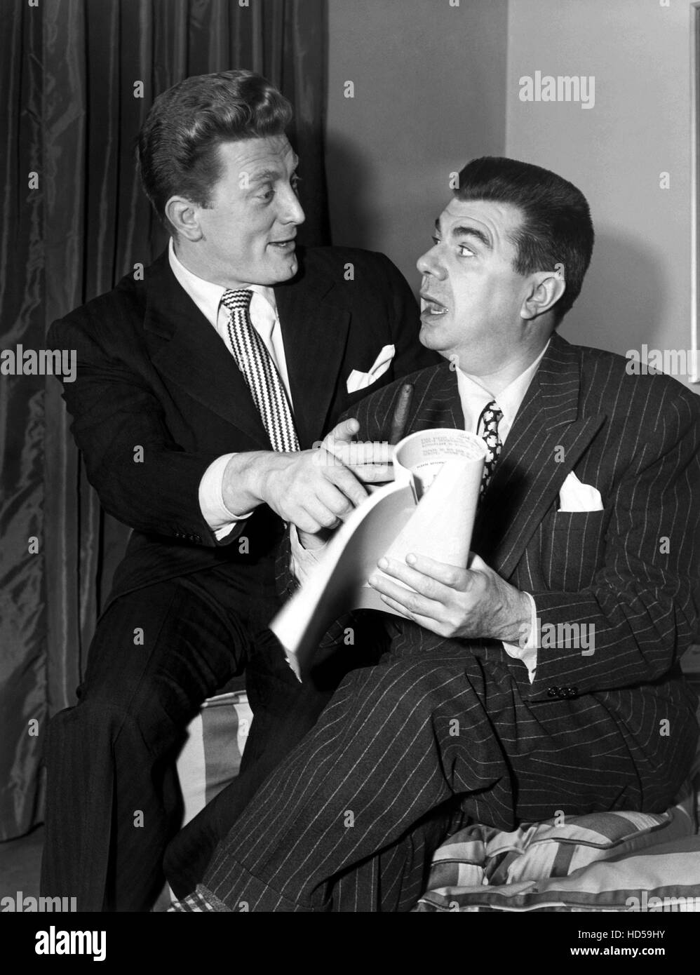 THE KEN MURRAY SHOW, from left: Kirk Douglas, Ken Murray, 1950-1953 ...