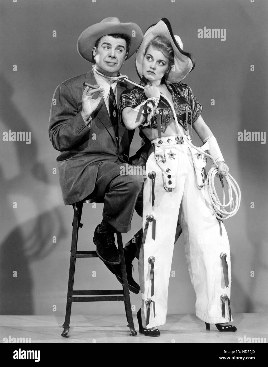 THE KEN MURRAY SHOW, from left: Ken Murray, Laurie Anders, 1950-1953 ...