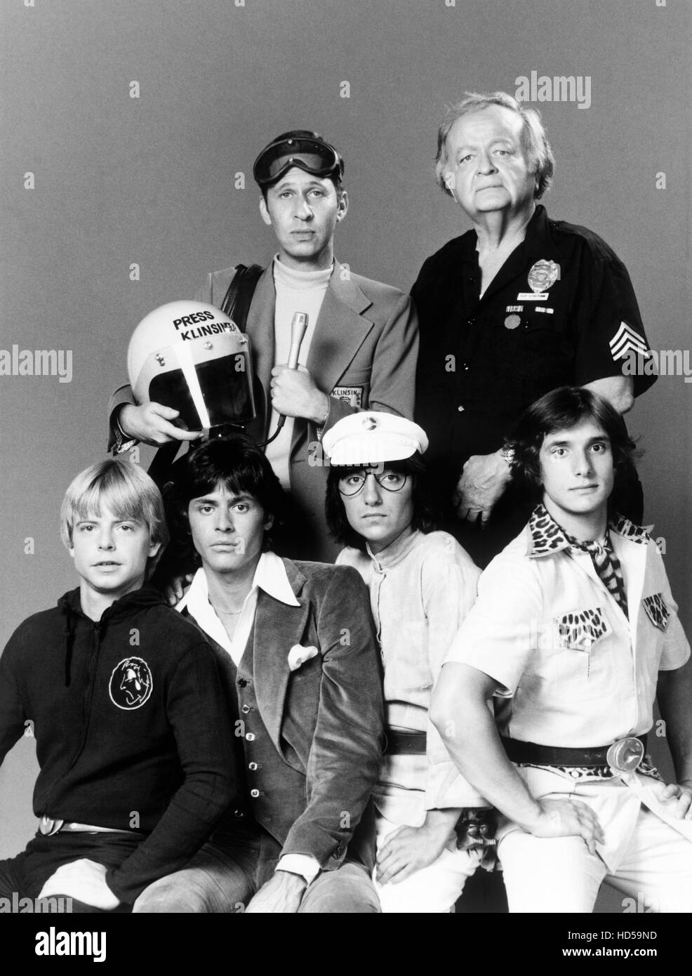THE KIDS FROM C.A.P.E.R., rear l-r: Bob Lussier, Robert Emhardt, front ...