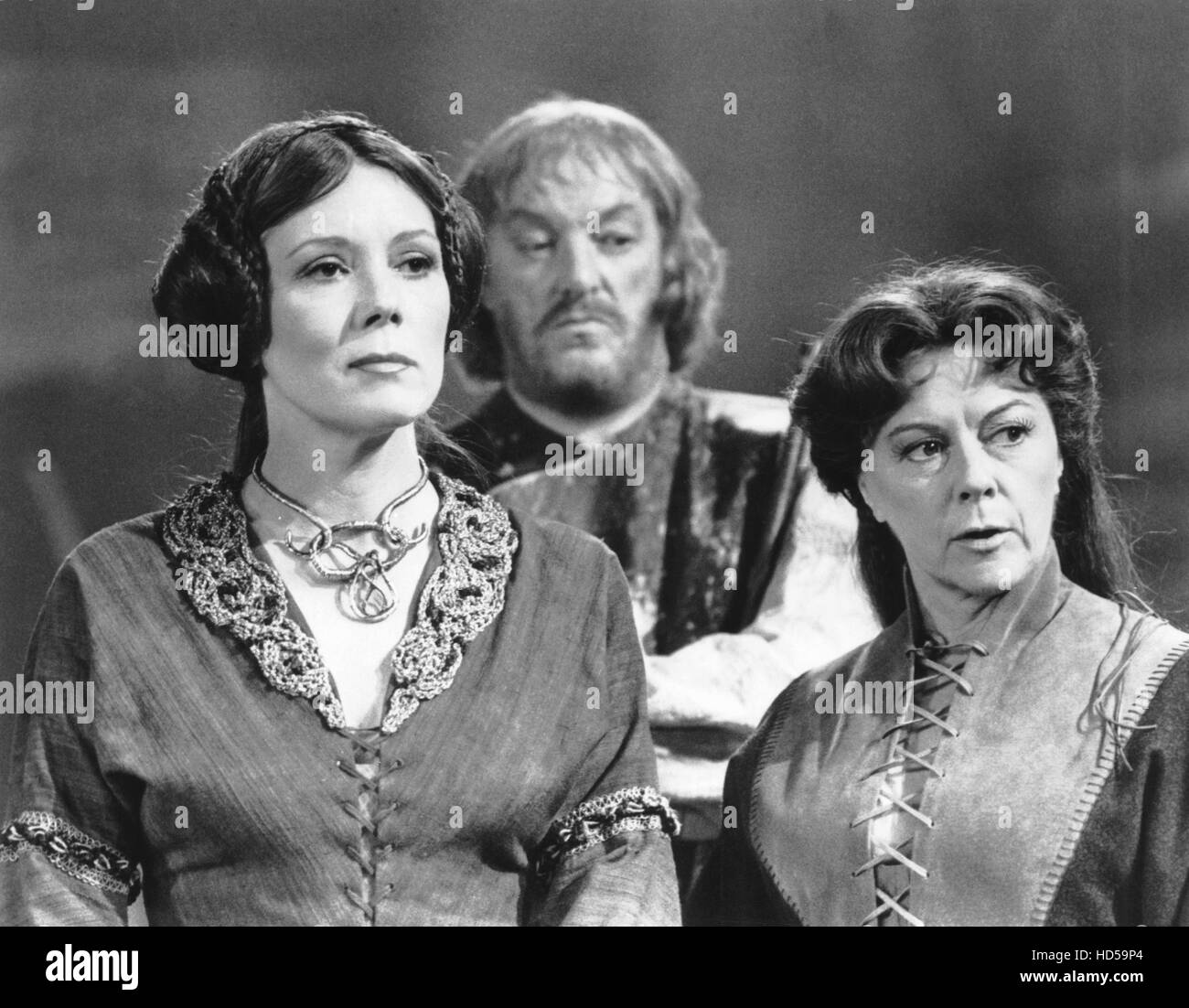 KING LEAR, from left, Diana Rigg, Jeremy Kemp, Dorothy Tutin, aired ...