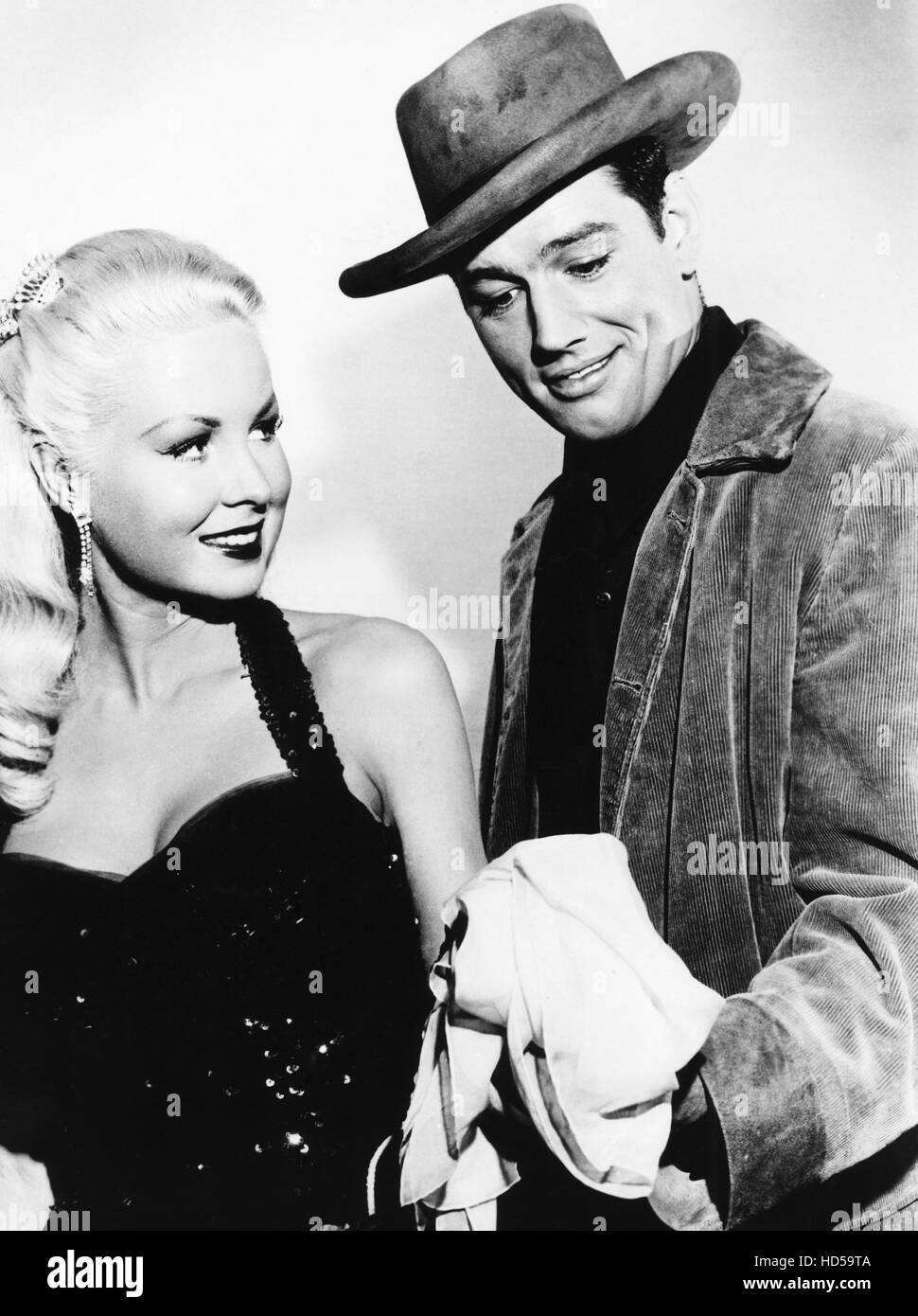 KLONDIKE, from left: Joi Lansing, Ralph Taeger, 1960-1961 Stock Photo ...