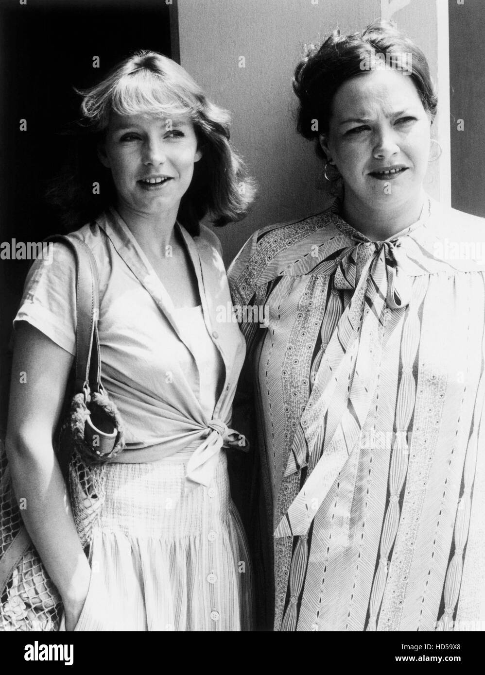 KNOTS LANDING, from left: Ruth Cox, Conchata Ferrell in 'Hitchhike ...