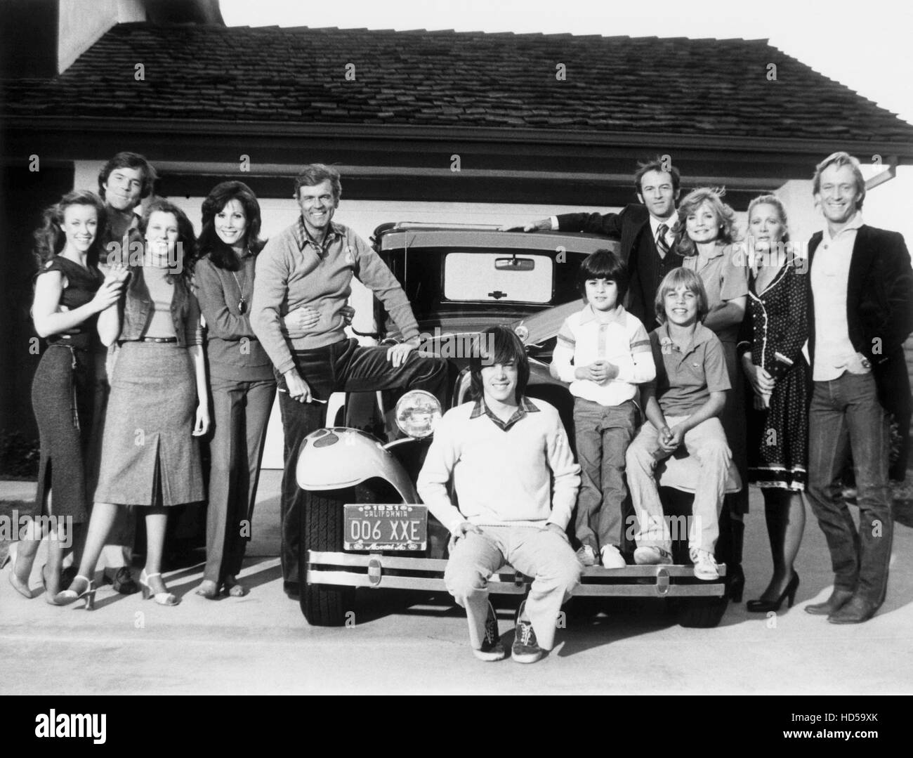 KNOTS LANDING, l-r: Kim Lankford, James Houghton, Claudia Lonow ...