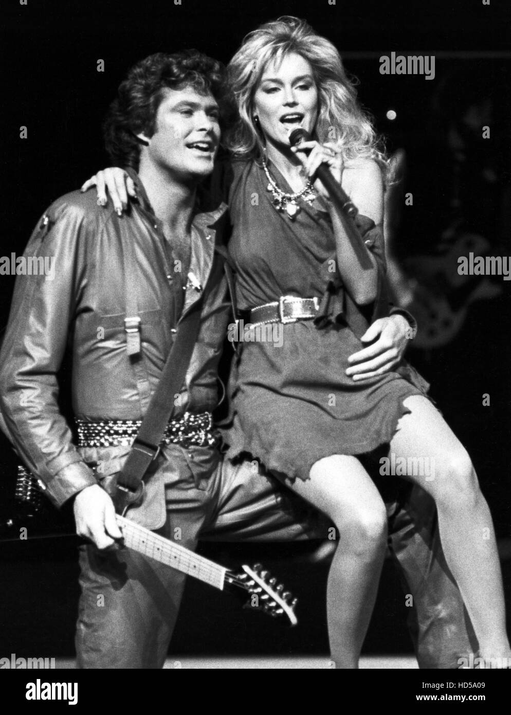 KNIGHT RIDER, David Hasselhoff and real-life wife Catherine Hickland ...