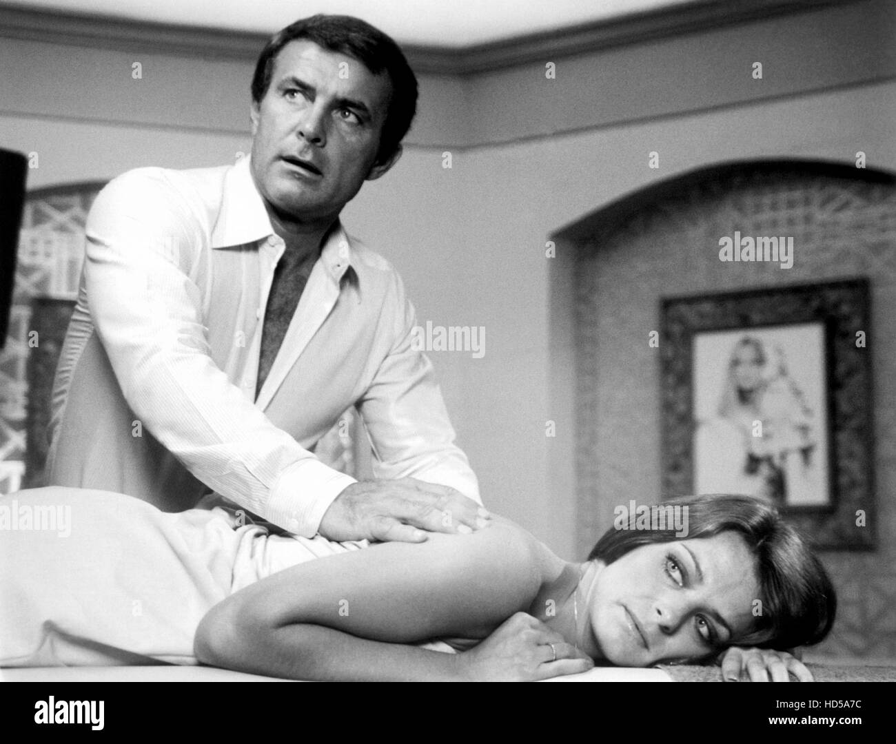 A MAN CALLED SLOANE, from left: Robert Conrad, Christine De Lisle in ...