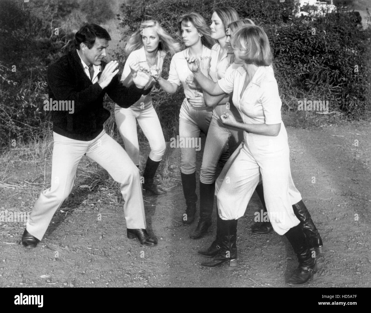 A MAN CALLED SLOANE, l-r: Robert Conrad, Pam Bennett, Jennifer Starrett ...