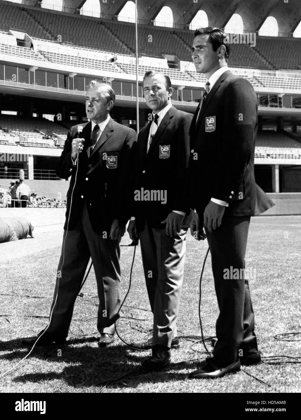 MAJOR LEAGUE BASEBALL ALL-STAR GAME, Broadcasters Curt Gowdy, Pee Wee ...