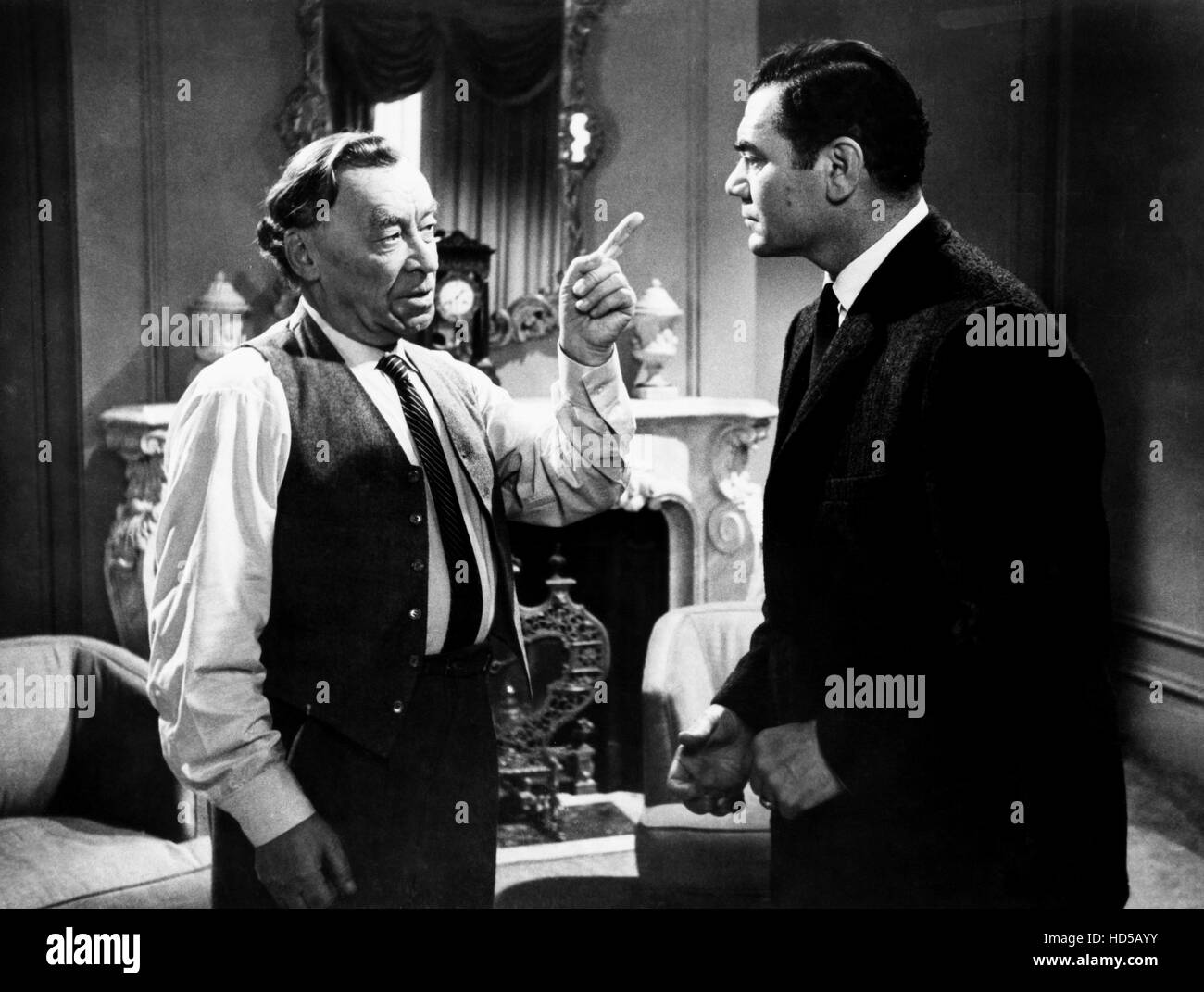 MAN ON A STRING, from left, Vladimir Sokoloff, Ernest Borgnine, 1960 ...