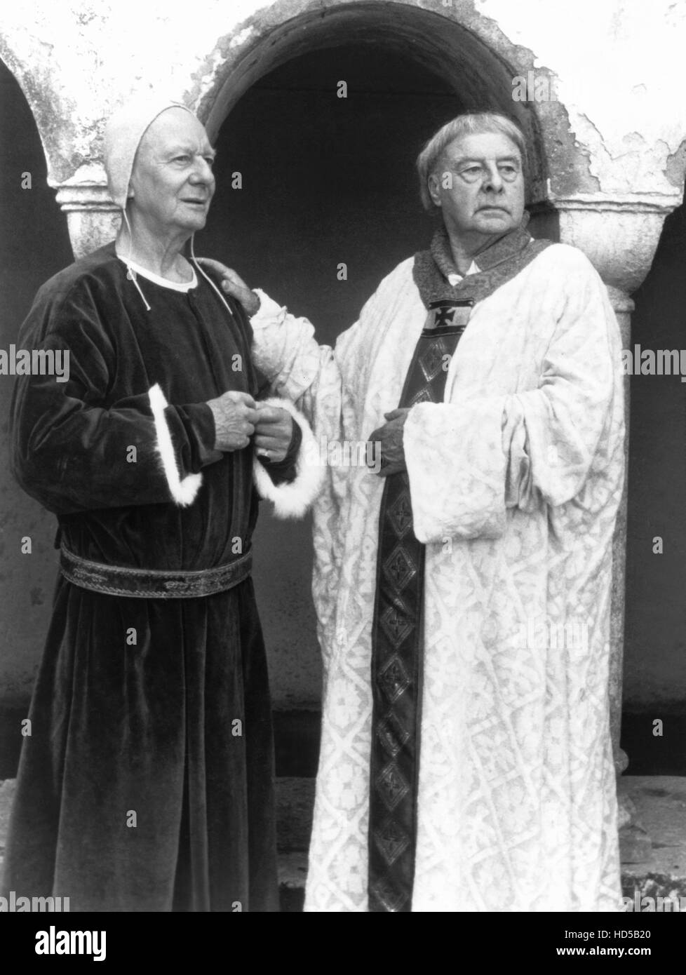 MARCO POLO, from left, John Gielgud, John Houseman, aired May 1982 ...