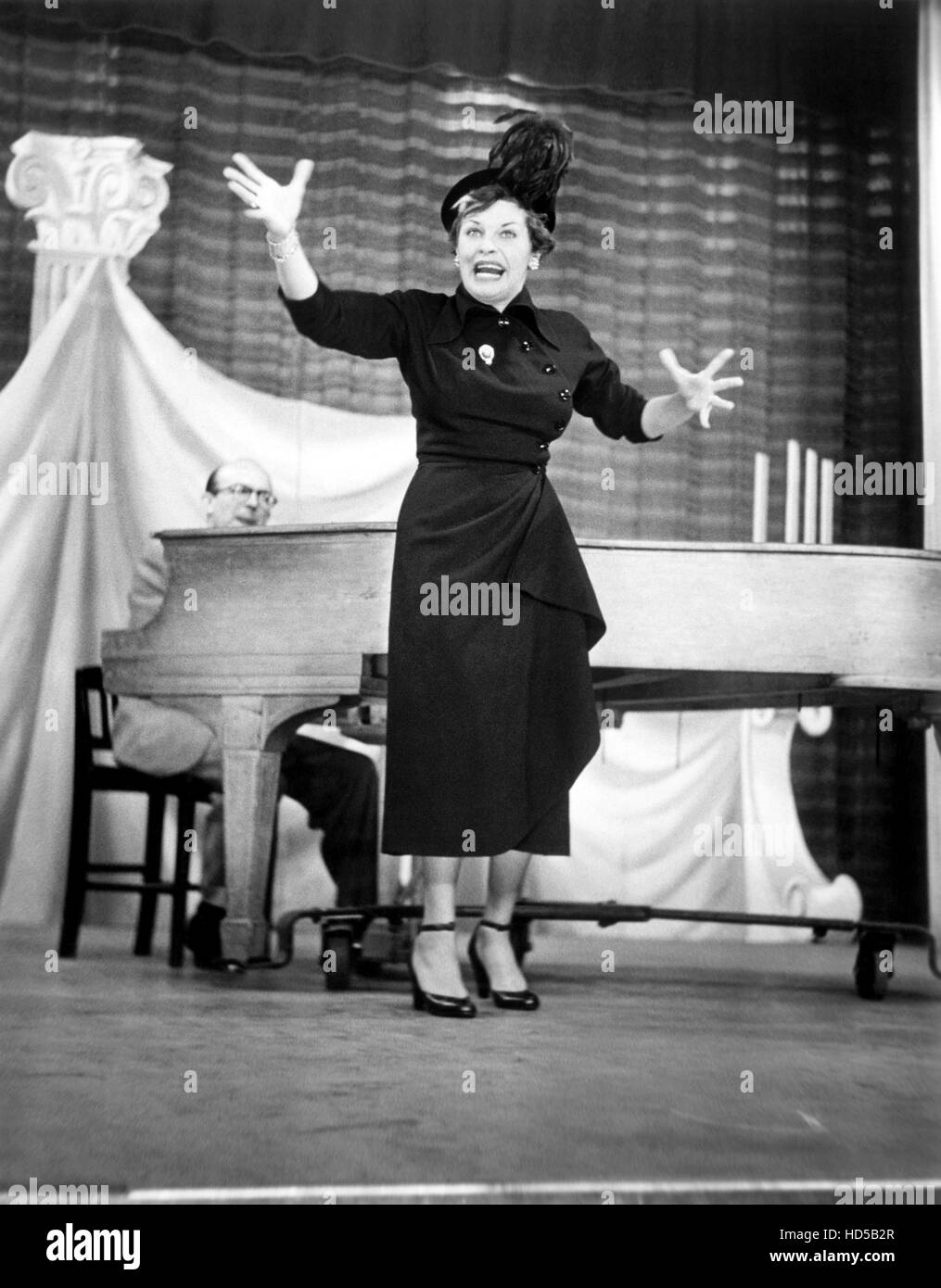 THE MARTHA RAYE SHOW, Martha Raye (front), 1955-1956 Stock Photo - Alamy