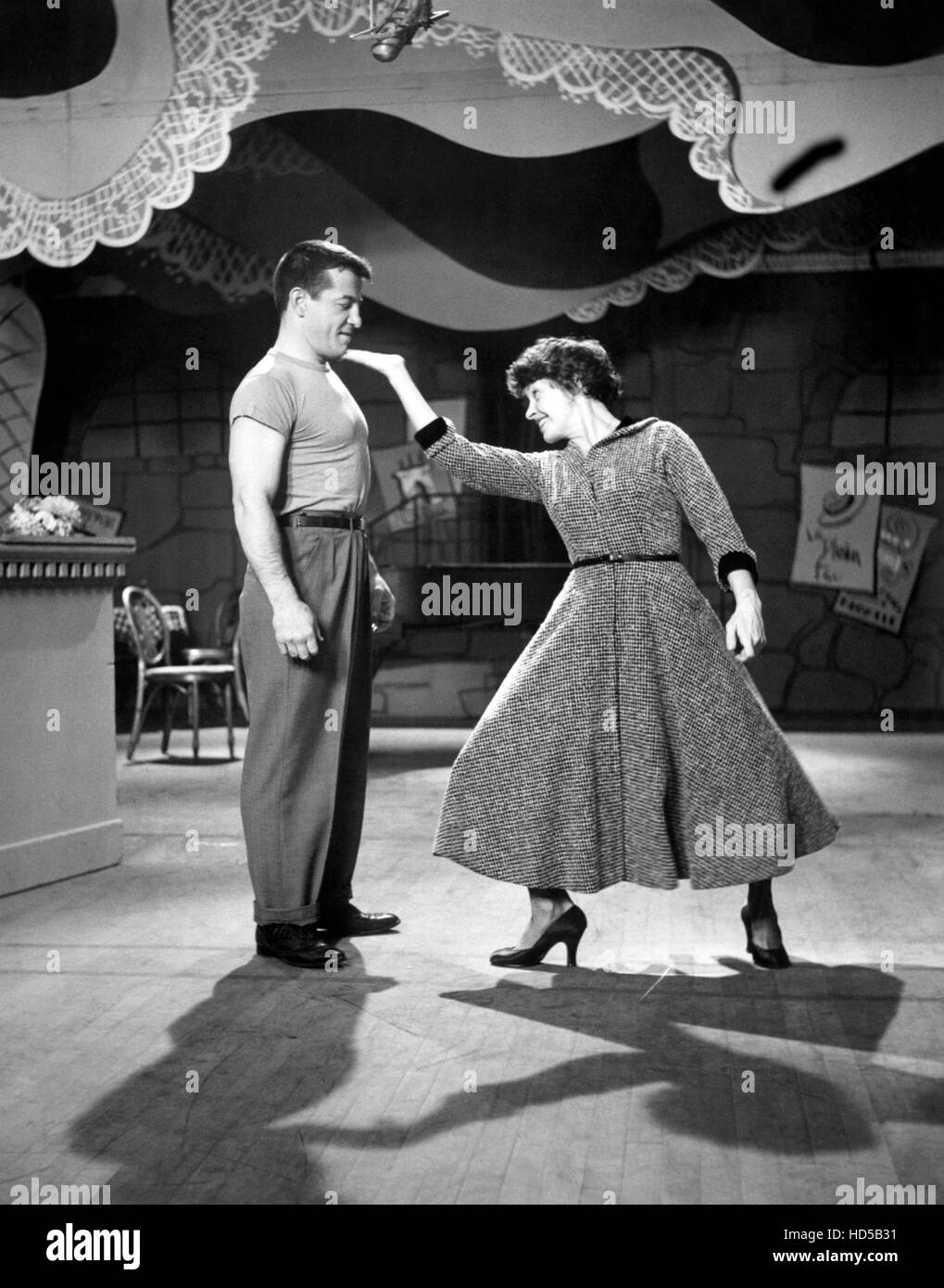 THE MARTHA RAYE SHOW, from left: Rocky Graziano, Martha Raye, 1955-1956 ...