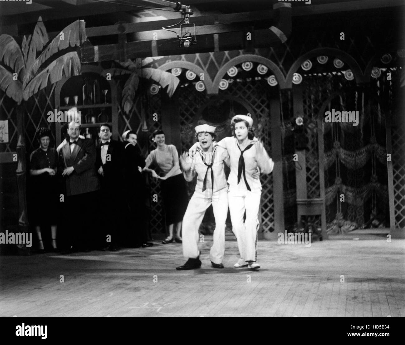 THE MARTHA RAYE SHOW, Martha Ray (sailor suit center left), 1955-1956 ...
