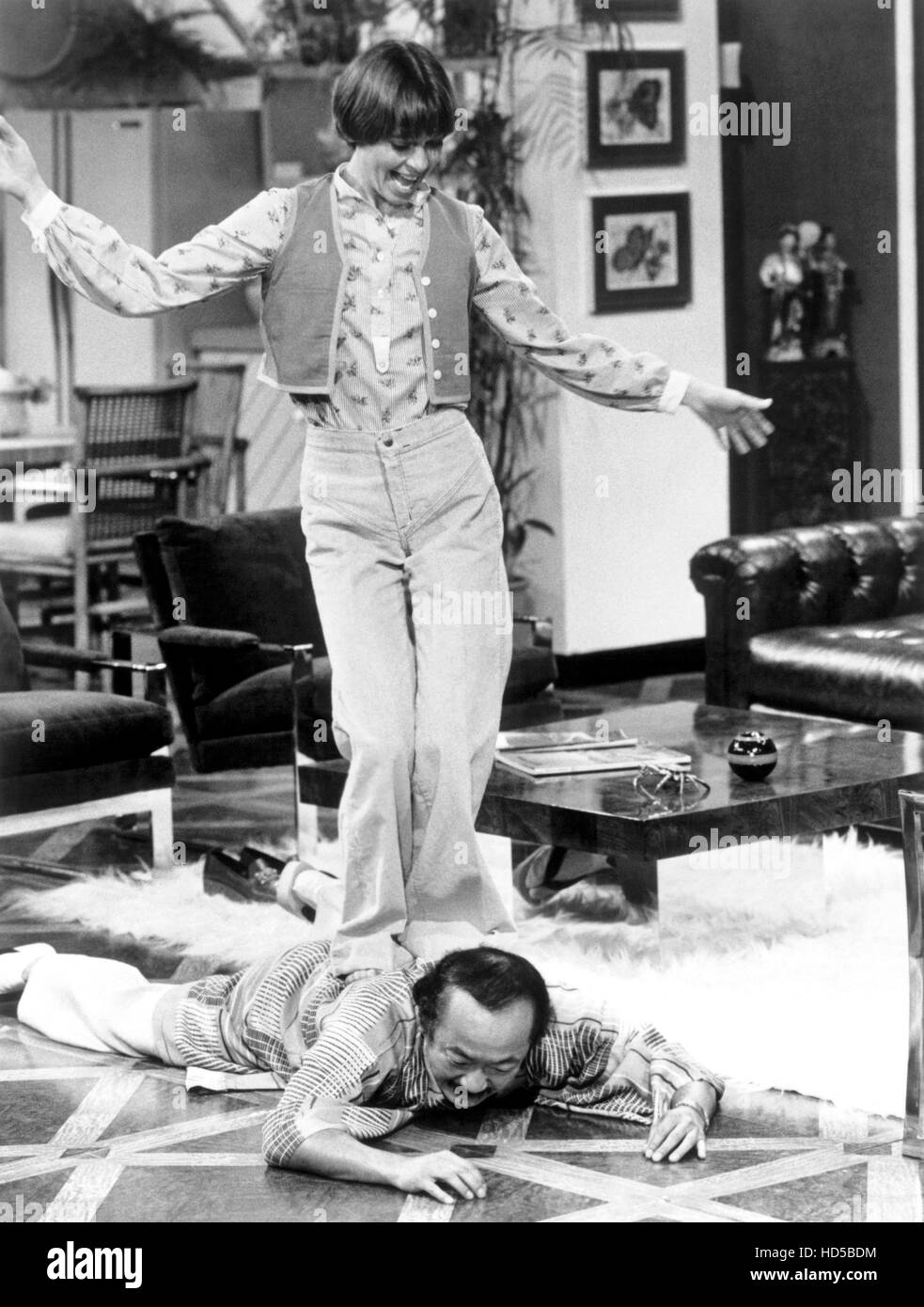 MR. T AND TINA, from top: Susan Blanchard, Pat Morita, 1976 Stock Photo ...