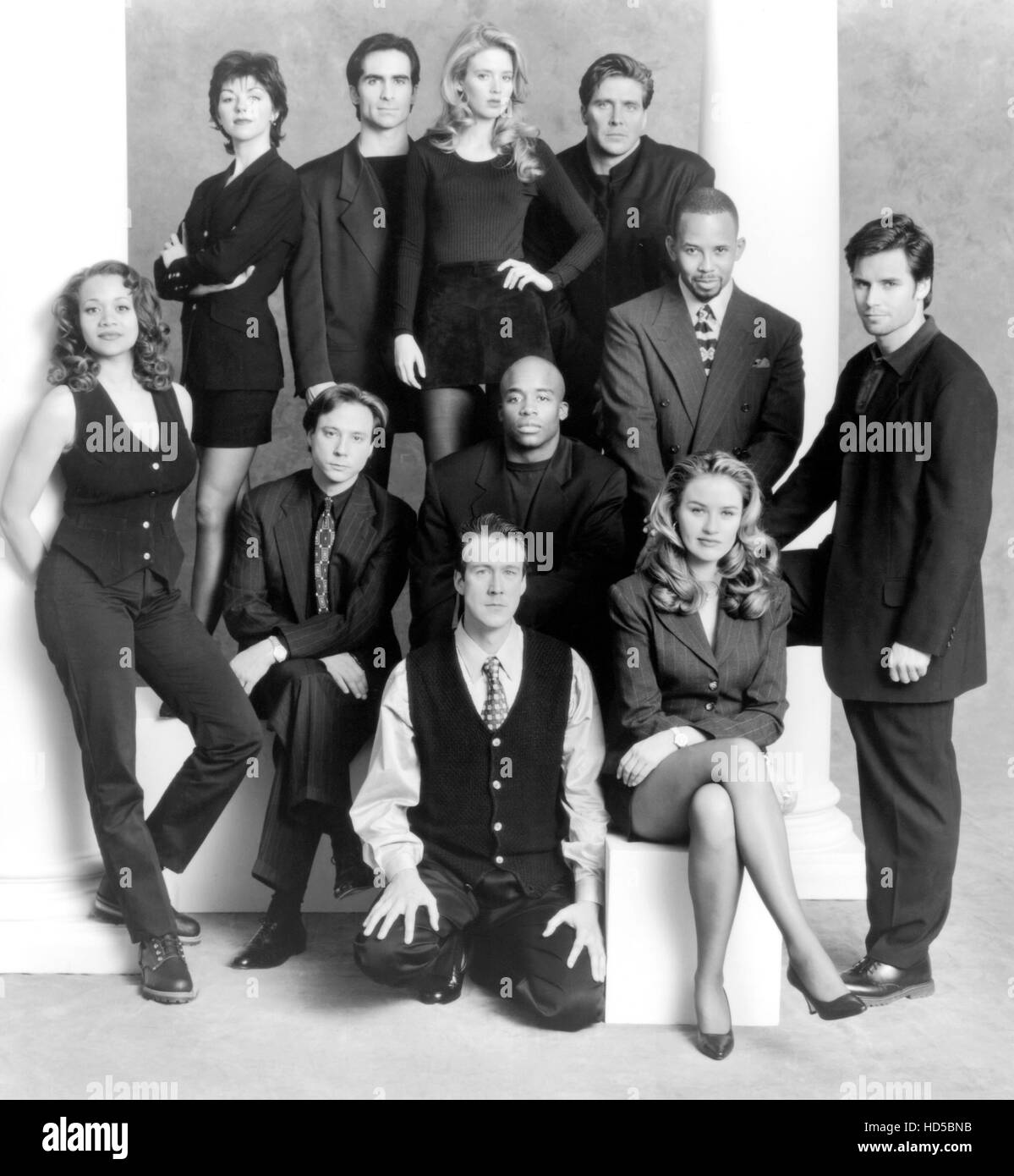 MUSCLE, (back, from left): Amy Pietz, Nestor Carbonell, Wendy Benson ...