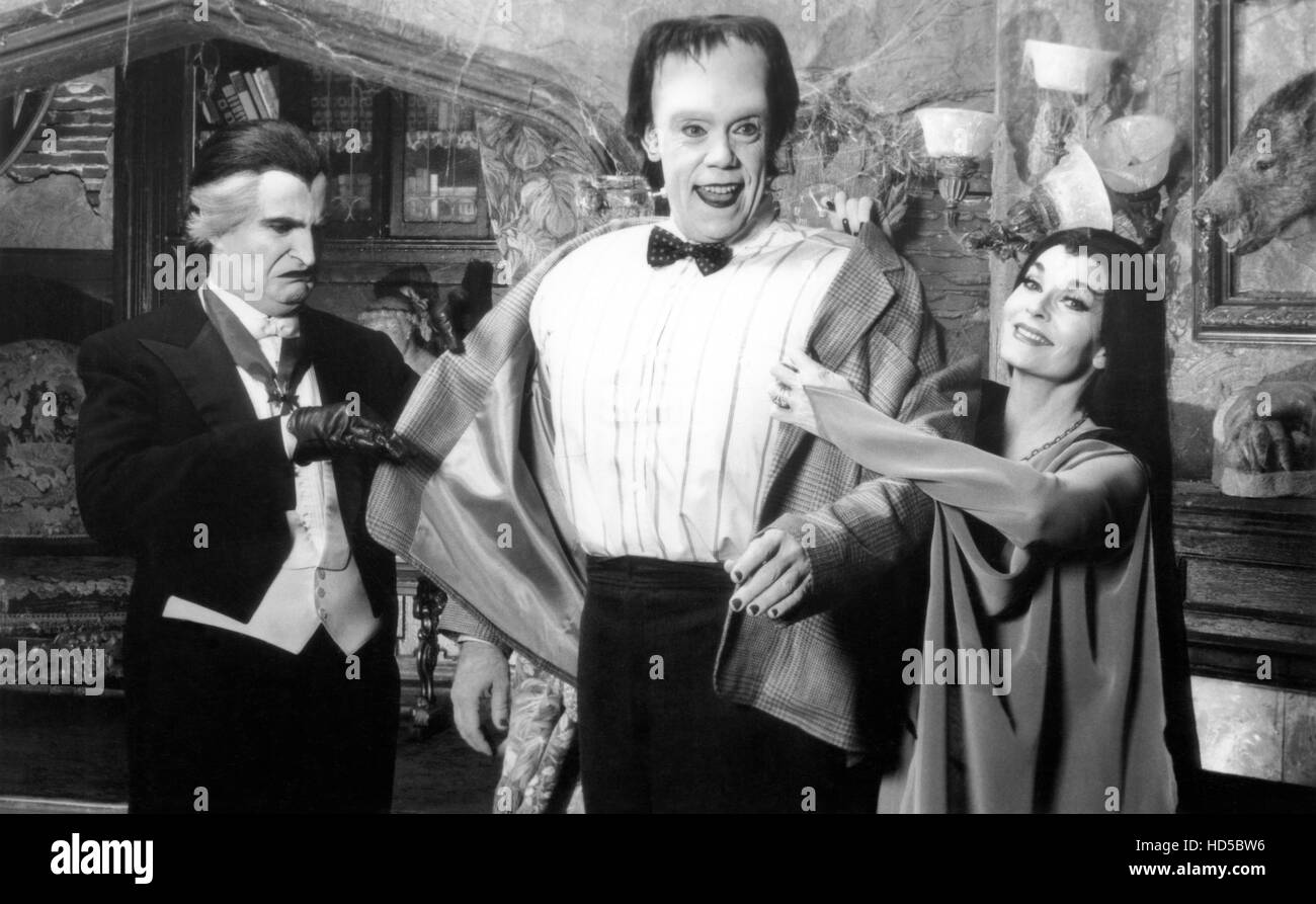 THE MUNSTERS TODAY, (from left): Howard Morton, John Schuck, Lee ...