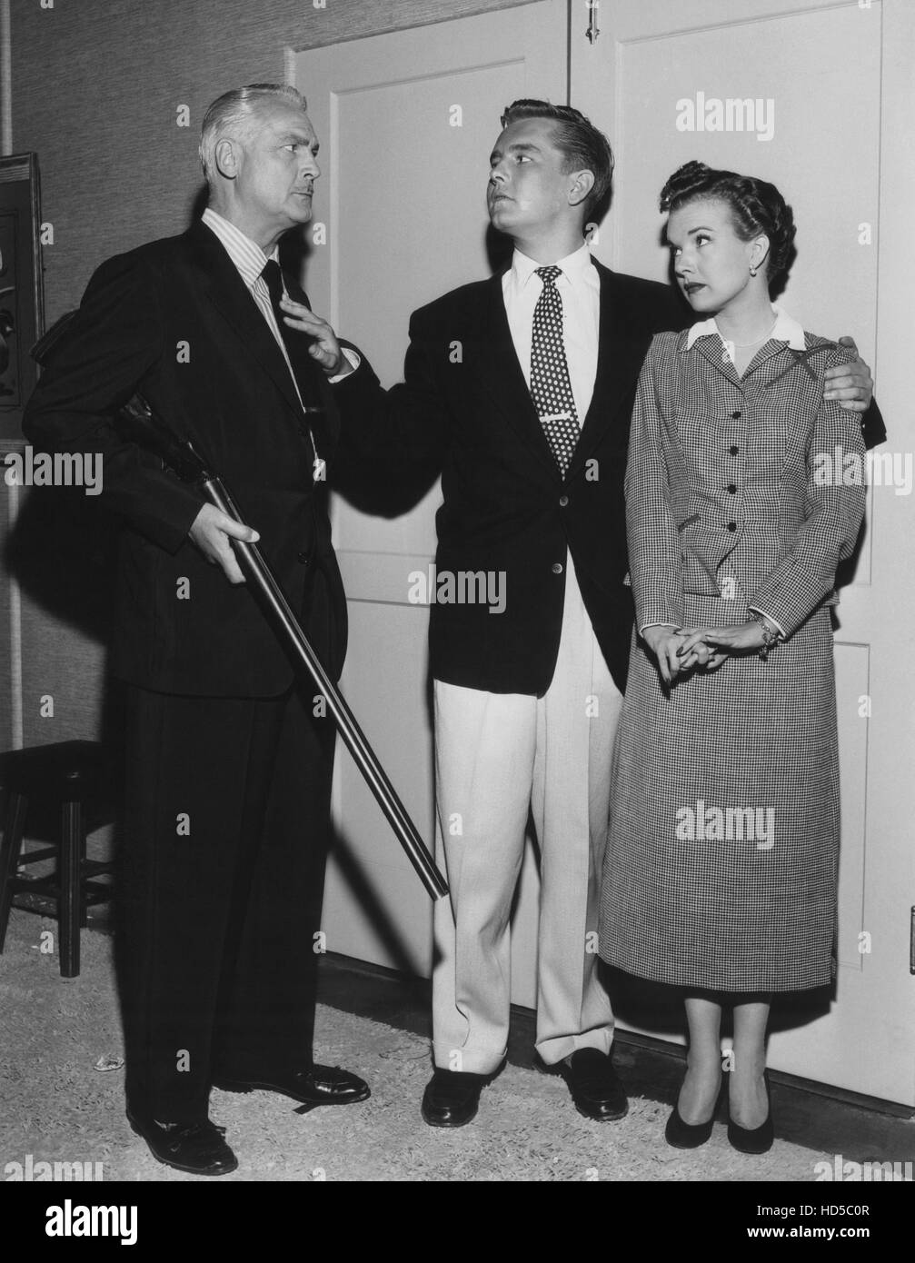 MY LITTLE MARGIE, from left: Charles Farrell, Don Hayden, Gale Storm ...