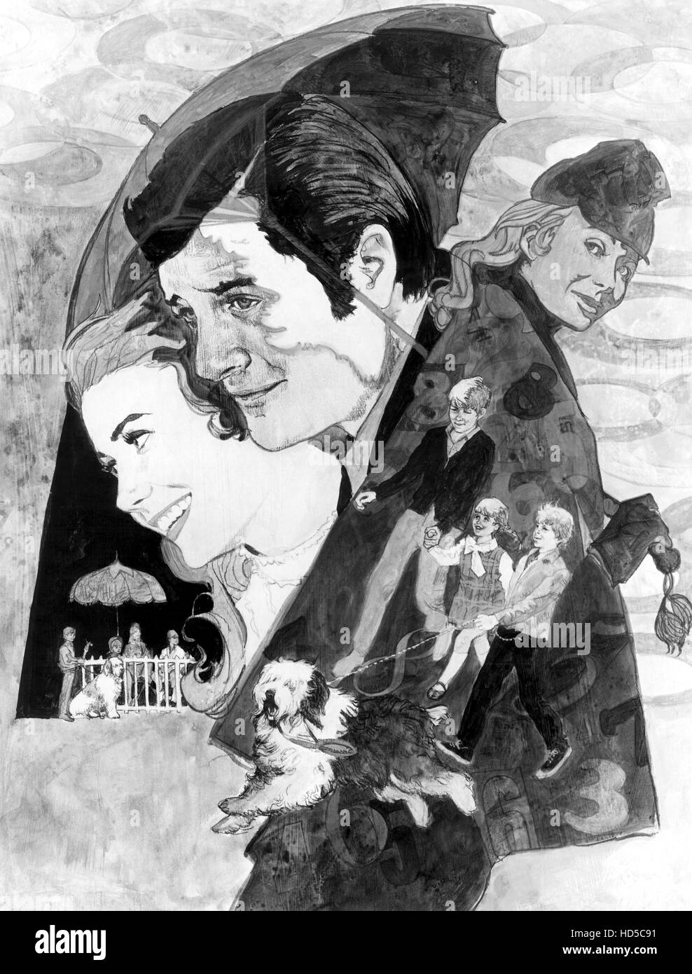 NANNY AND THE PROFESSOR, top row from left: Juliet Mills, Richard Long ...