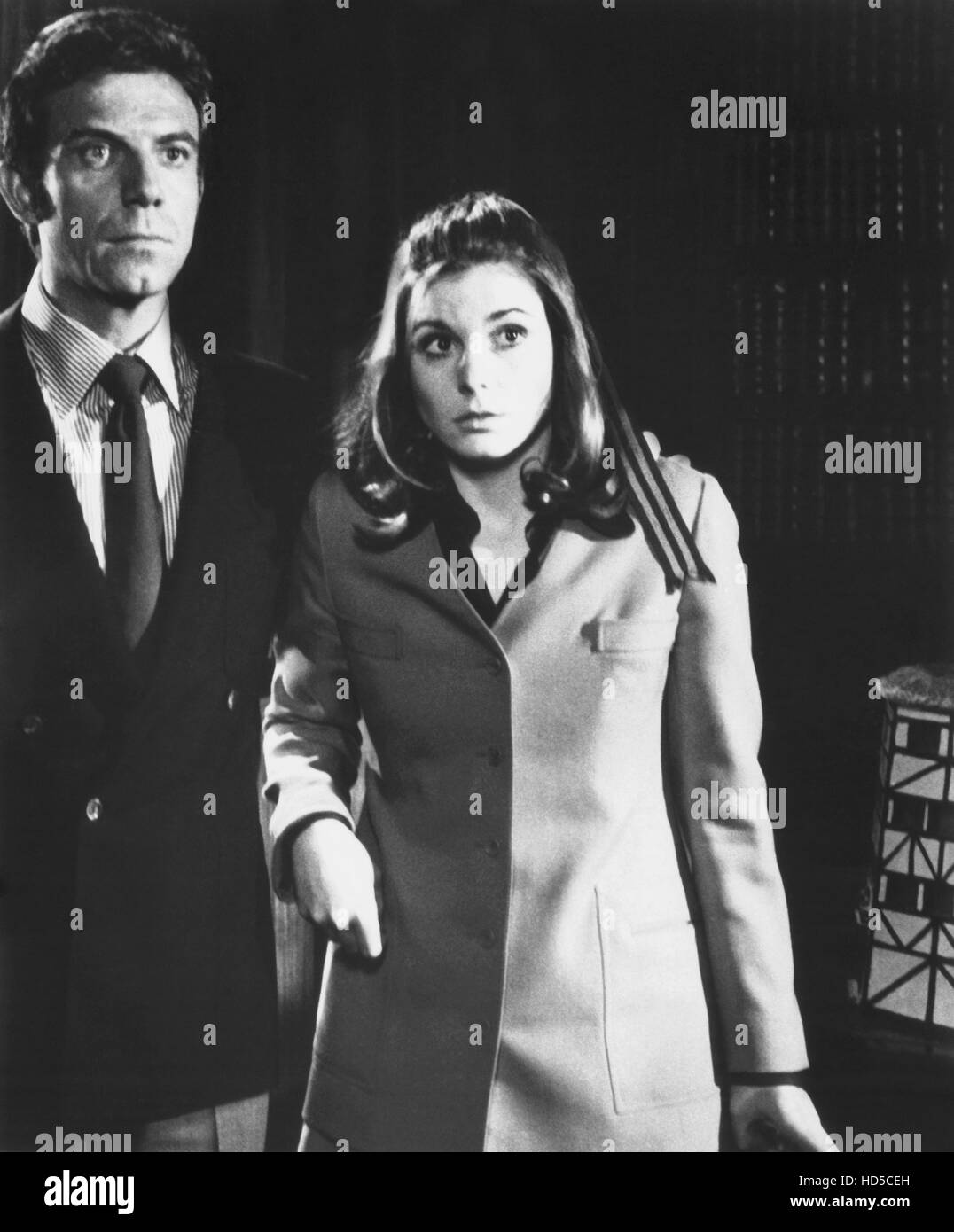 THE NAME OF THE GAME, from left: Anthony Franciosa, Susan Saint James ...