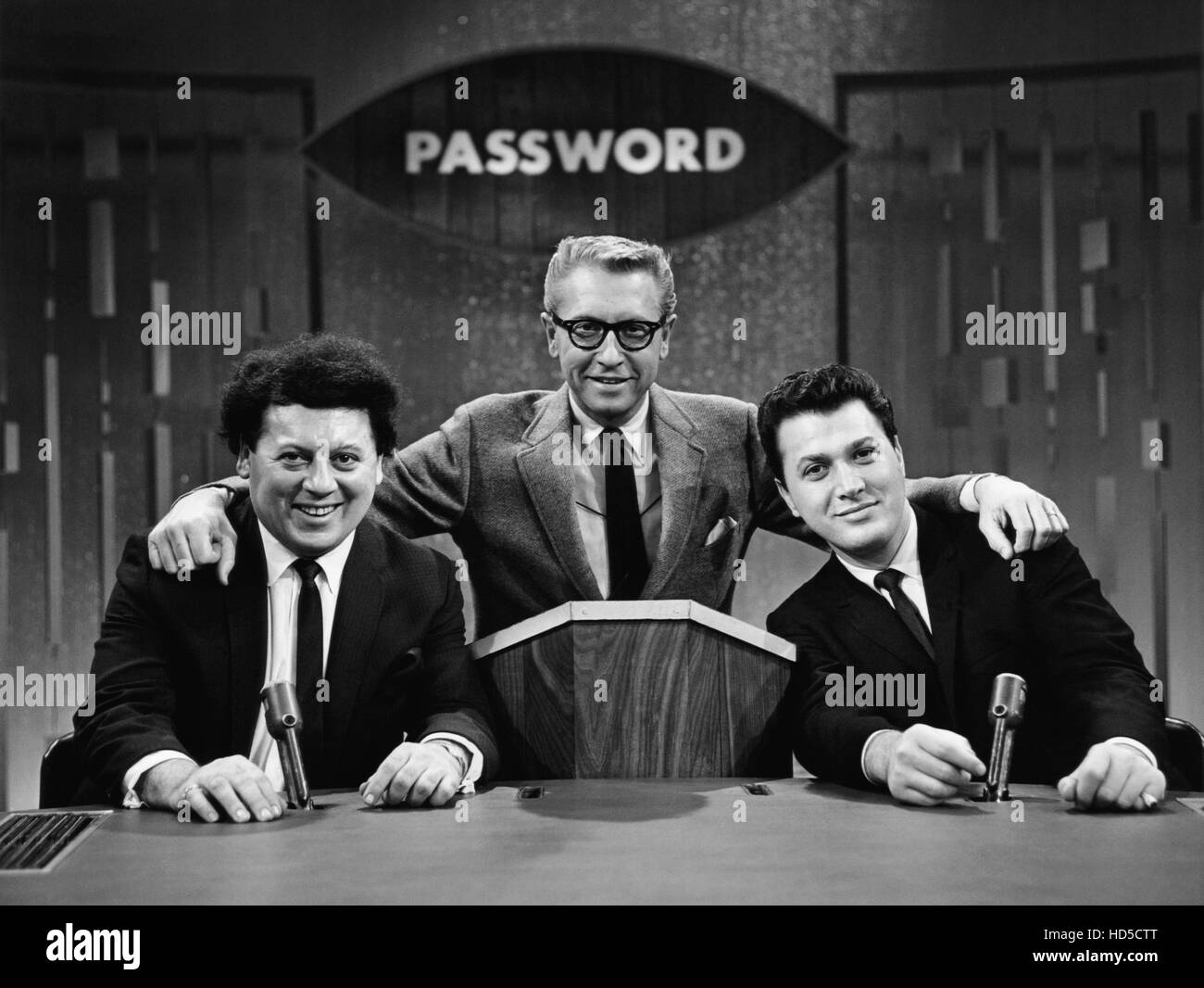 PASSWORD, Marty Allen, Allen Ludden, Steve Rossi, 1961-75 Stock Photo ...