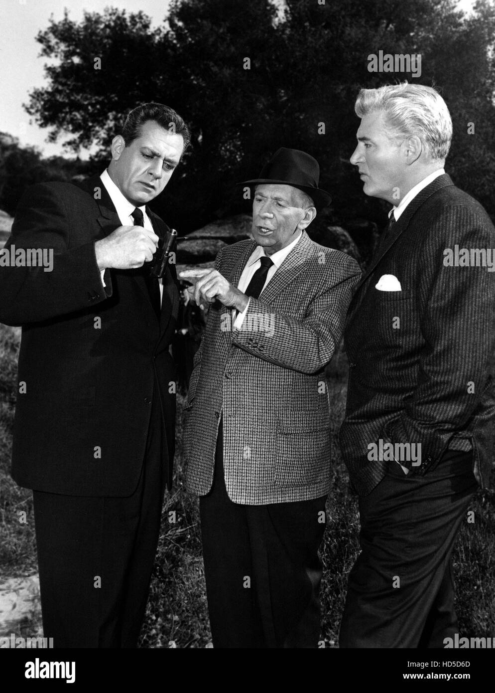 PERRY MASON, Raymond Burr, Ray Collins, William Hopper, 1957-66 Stock ...