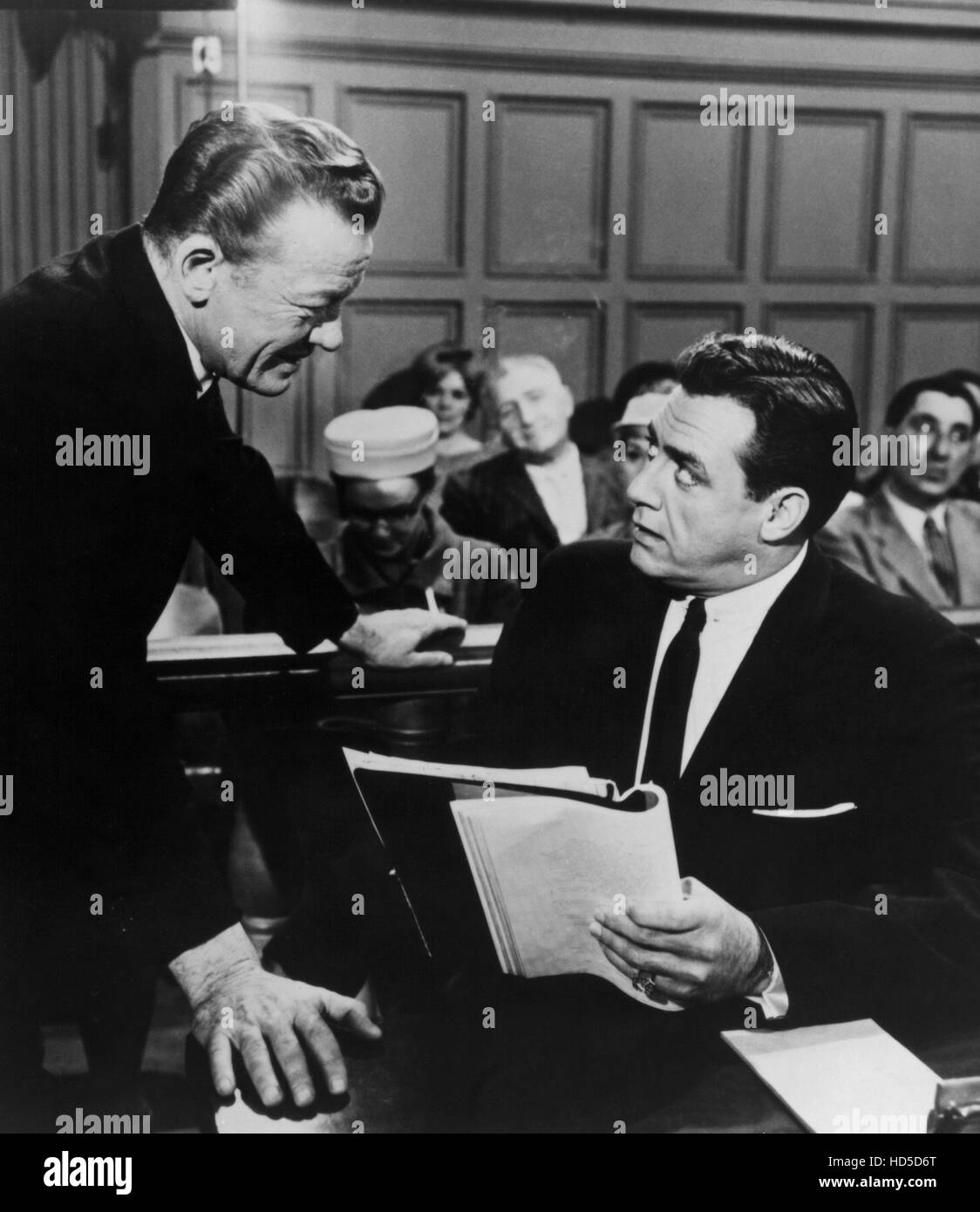 PERRY MASON, William Talman, Raymond Burr, 1957-66 Stock Photo - Alamy