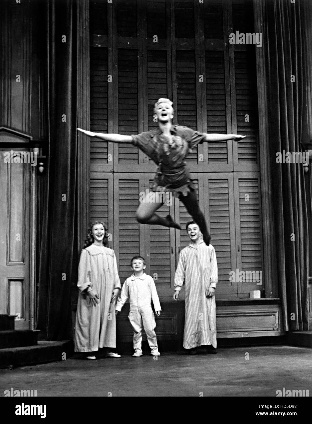 PETER PAN, Mary Martin, Maureen Bailey, Kent Fletcher, Joey Trent, 1960 ...