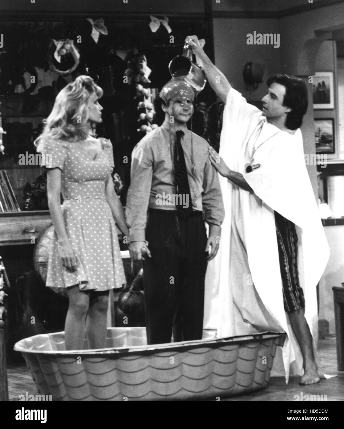 PERFECT STRANGERS, Melanie Wilson, Mark Linn-Baker, Bronson Pinchot ...