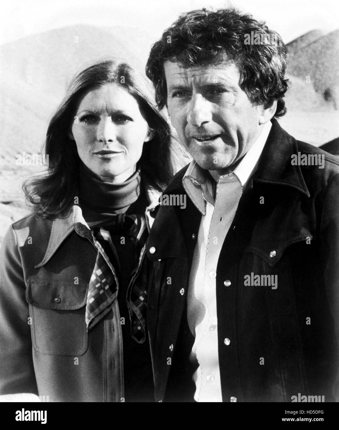 PETROCELLI, from left: Susan Howard, Barry Newman, 1974-76 Stock Photo ...