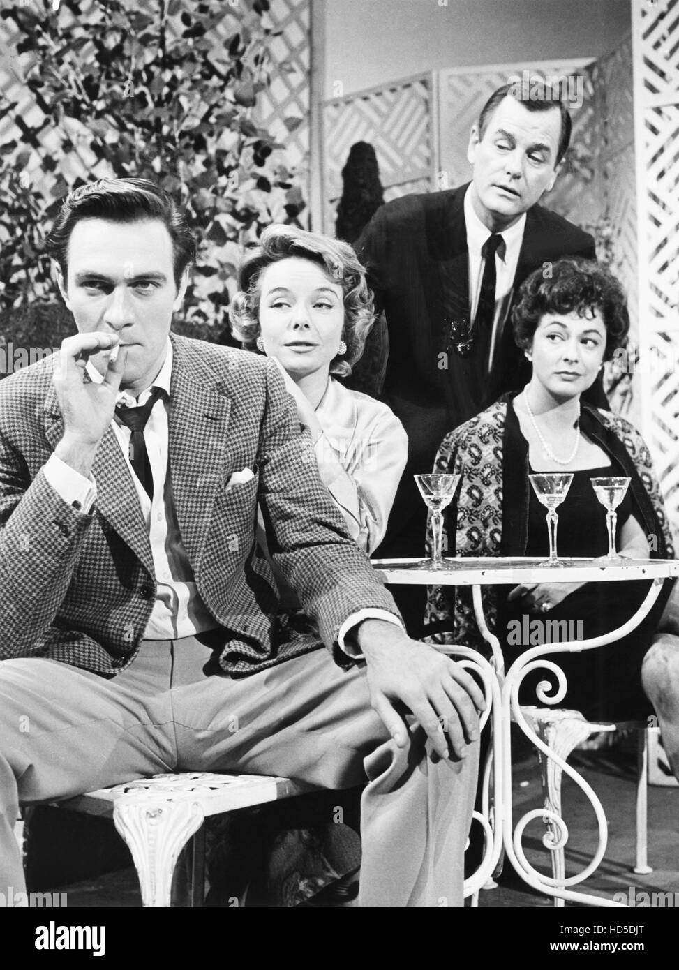 THE PHILADELPHIA STORY, from left: Christopher Plummer, Diana Lynn, Gig ...