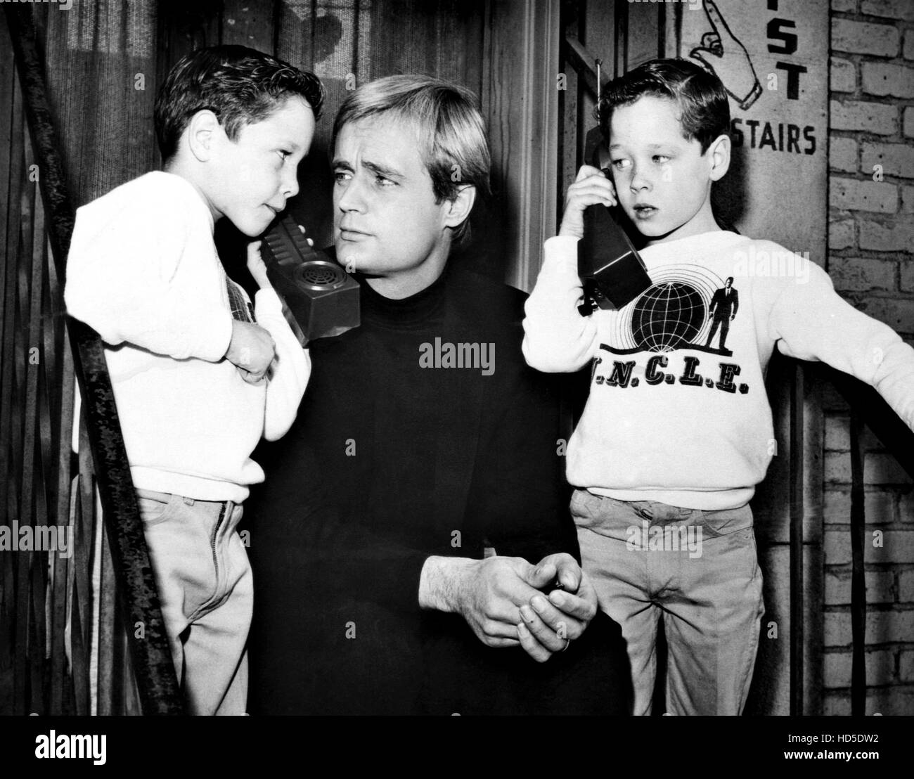 PLEASE DON'T EAT THE DAISIES, David McCallum (center), with Joe Fithian ...
