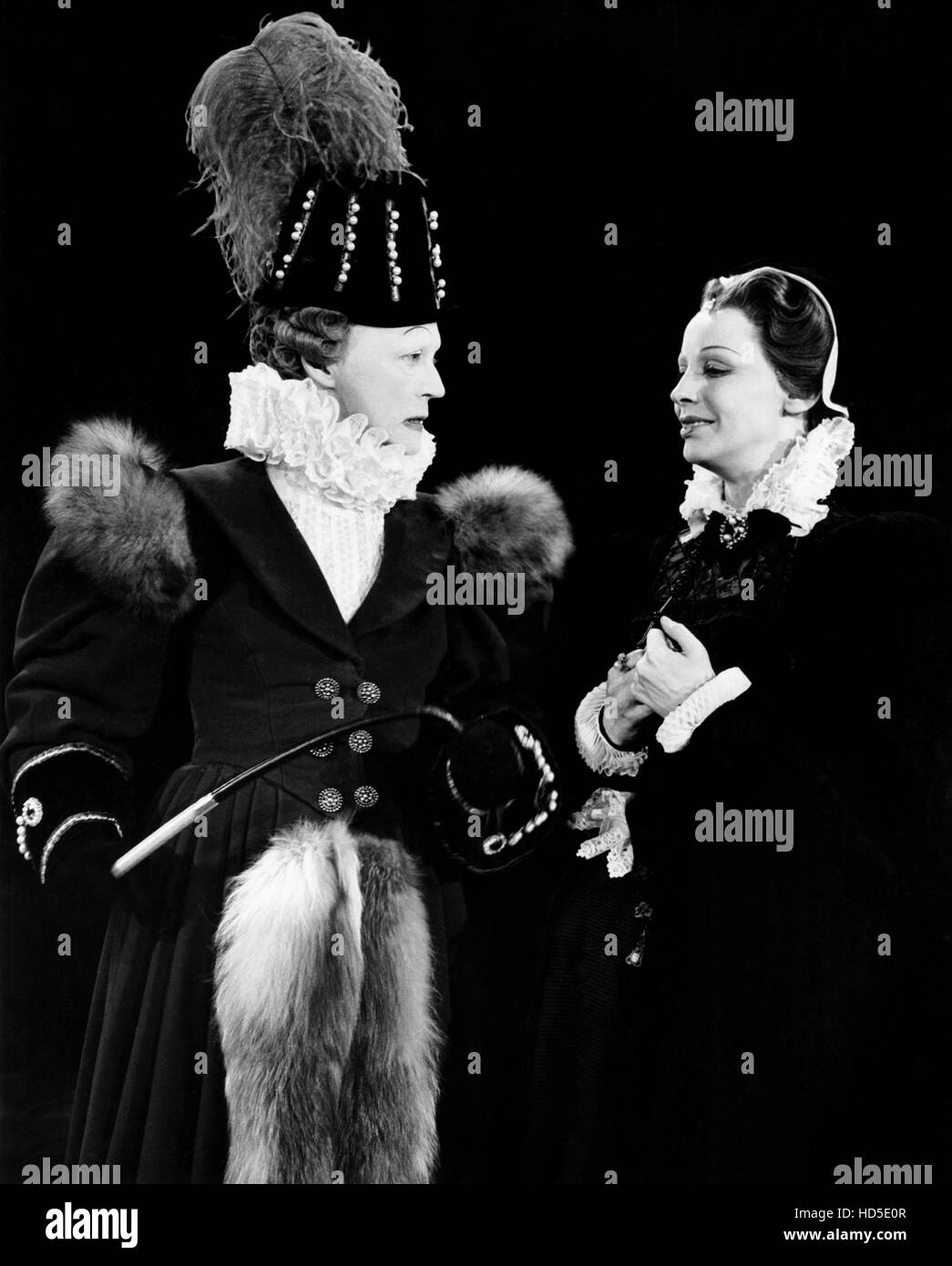 PLAY OF THE WEEK, 'Mary Stuart,' from left, Eva Le Gallienne, Signe ...