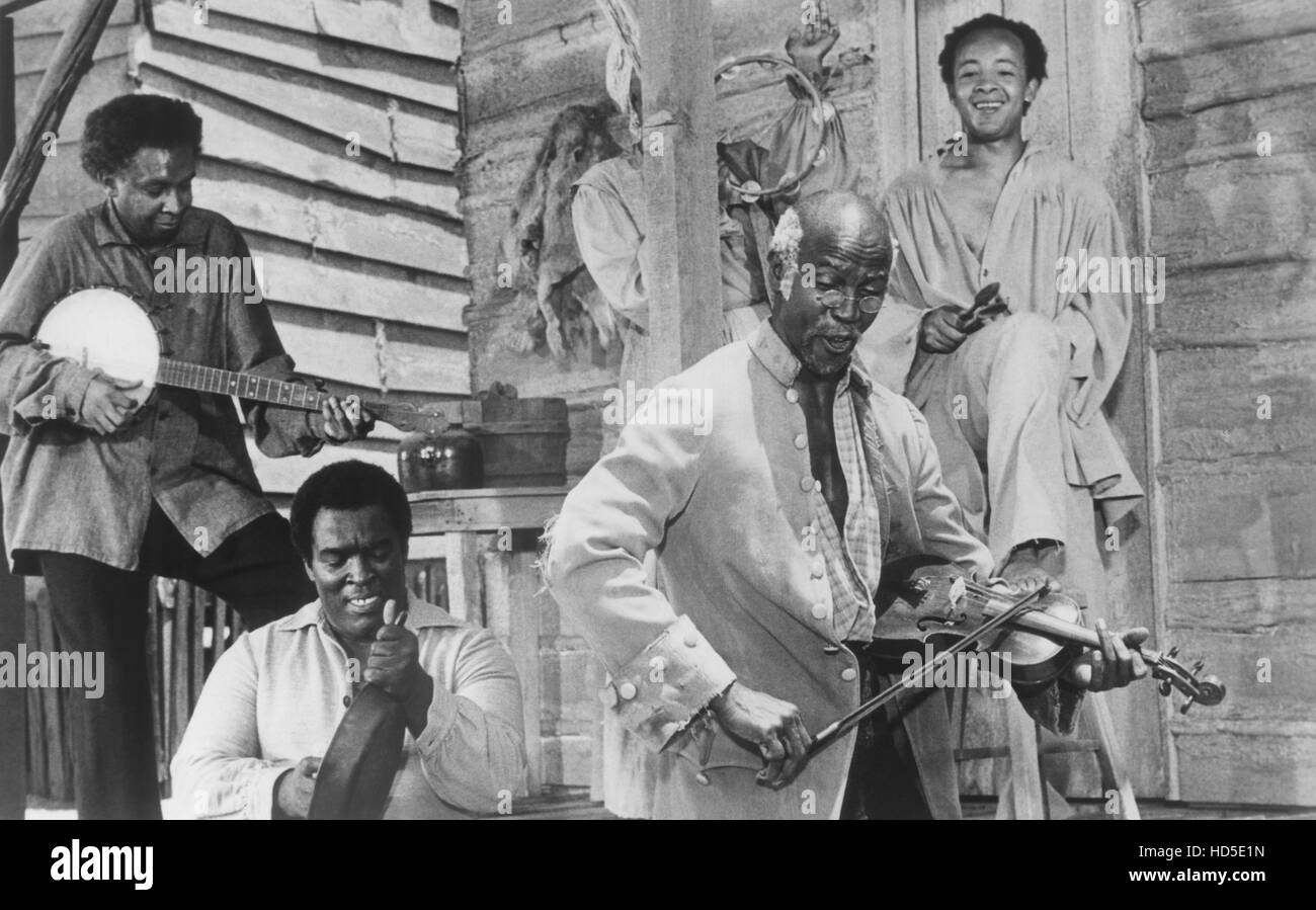 ROOTS, Louis Gossett Jr. (violin), 1977 Stock Photo - Alamy