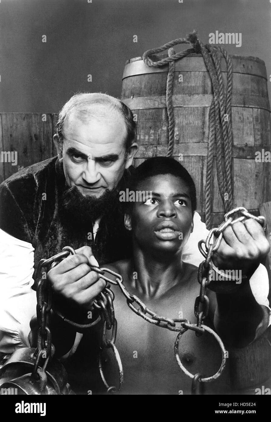 ROOTS, Ed Asner, Levar Burton, 1977 Stock Photo - Alamy