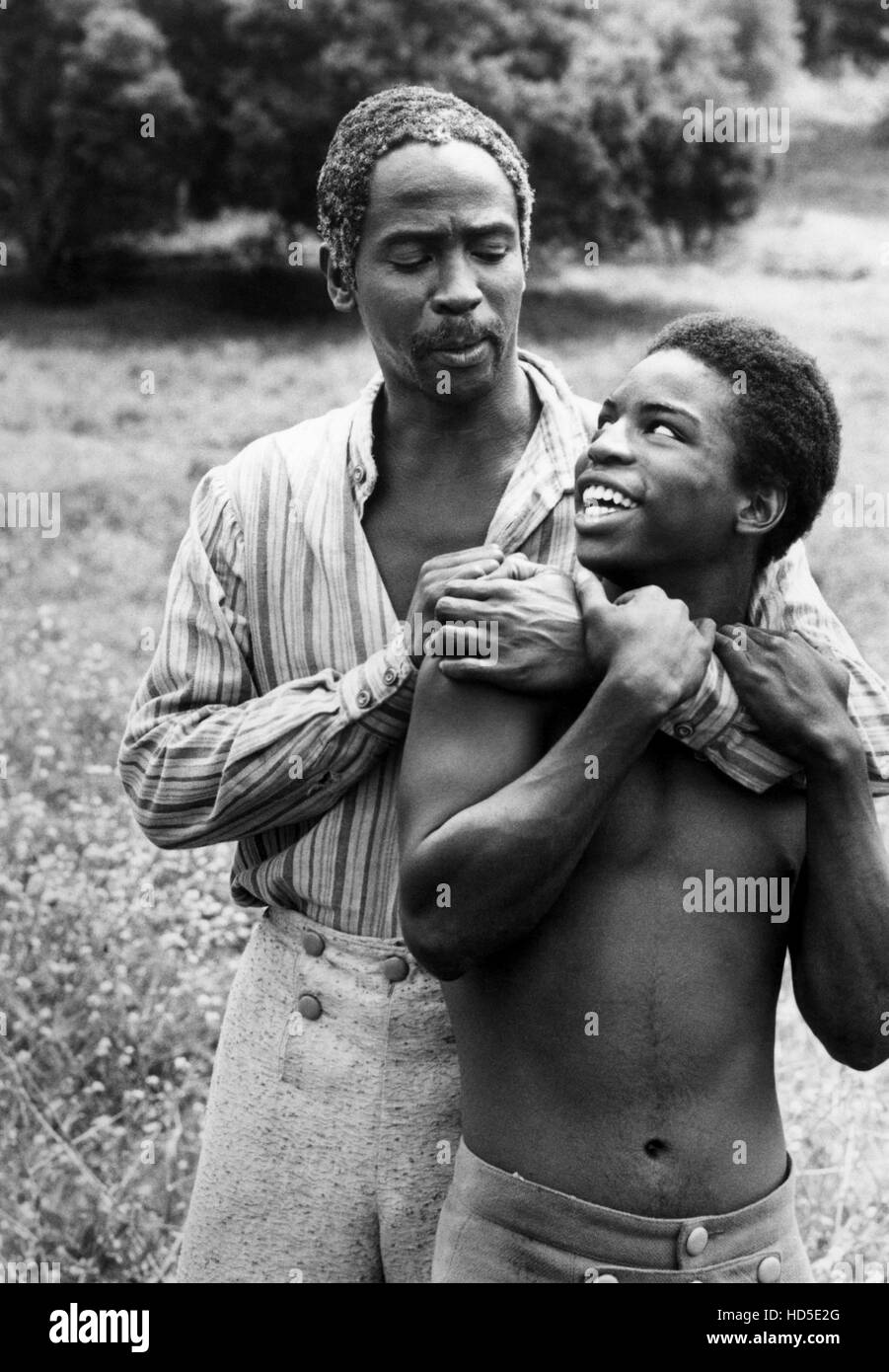 ROOTS, Louis Gossett Jr., Levar Burton, 1977 Stock Photo - Alamy
