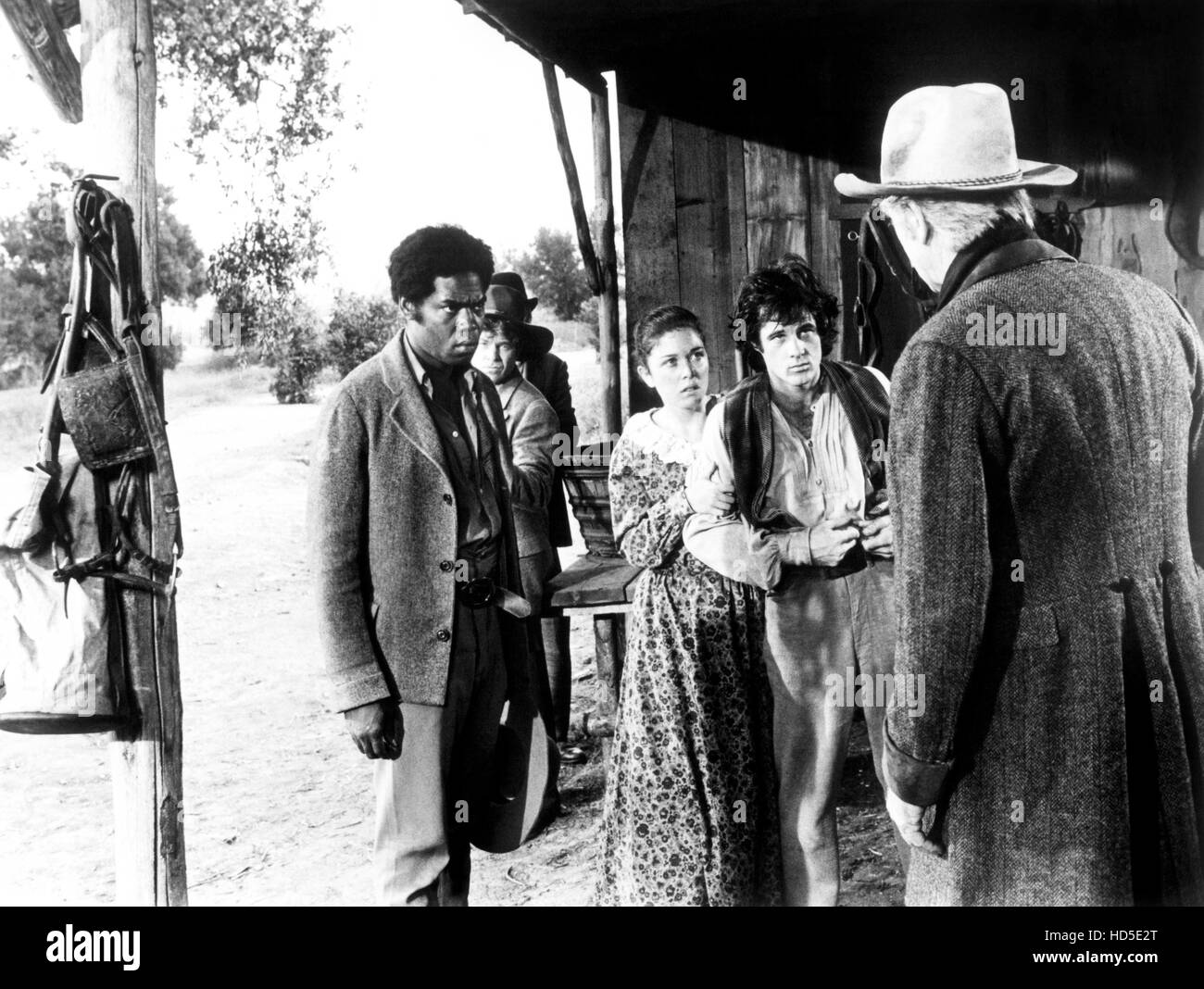 ROOTS, from left: Georg Stanford Brown, Lane Binkley, Brad Davis, Lloyd ...