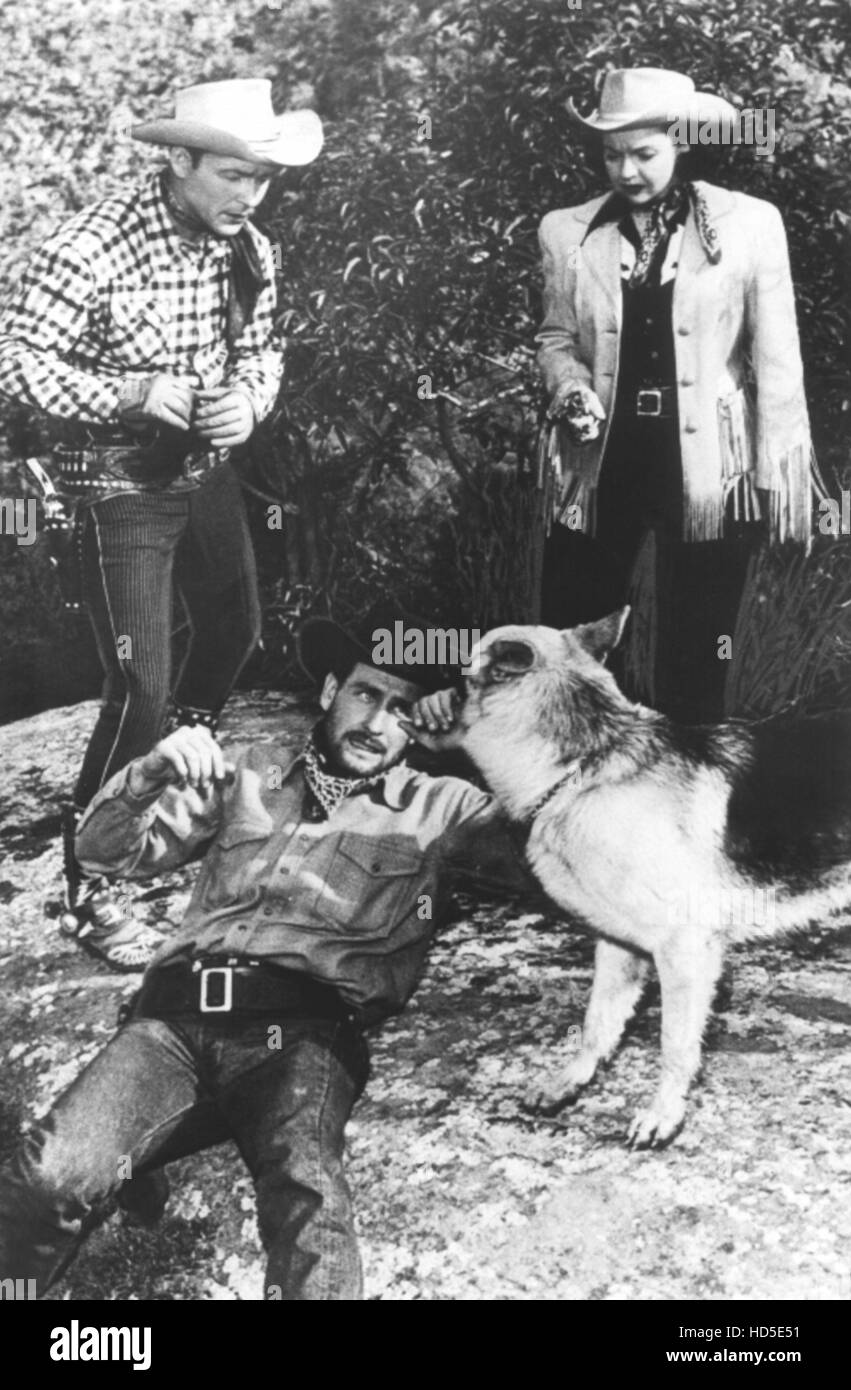 THE ROY ROGERS SHOW, Roy Rogers, Dale Evans, Bullet, 1951-1957 Stock ...