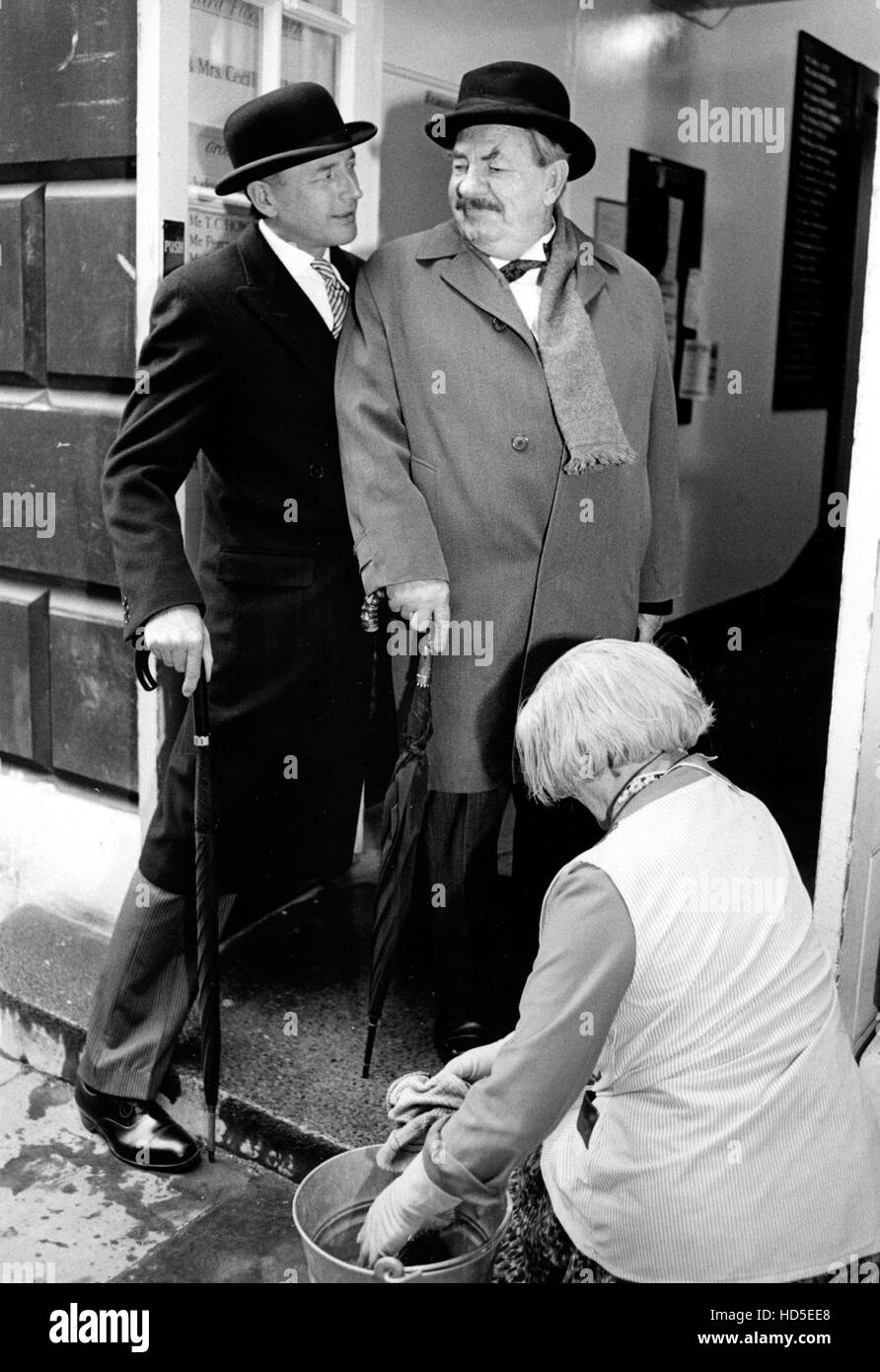 RUMPOLE OF THE BAILEY, Peter Blythe, Leo McKern as Horace Rumpole ...