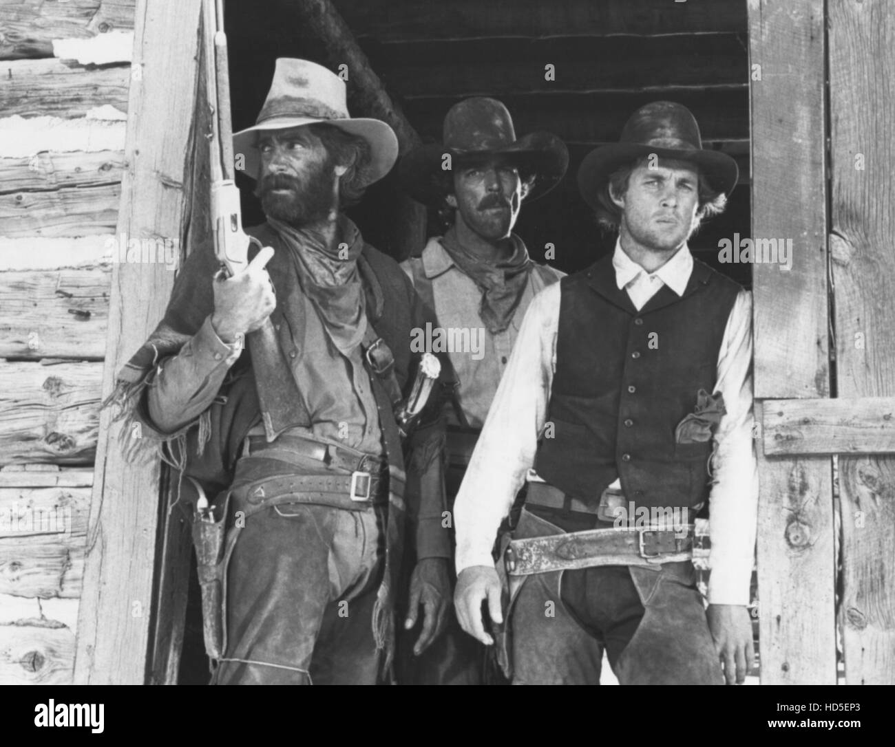 THE SACKETTS, Sam Elliott, Tom Selleck, Jeff Osterhage, 1979. © Media ...