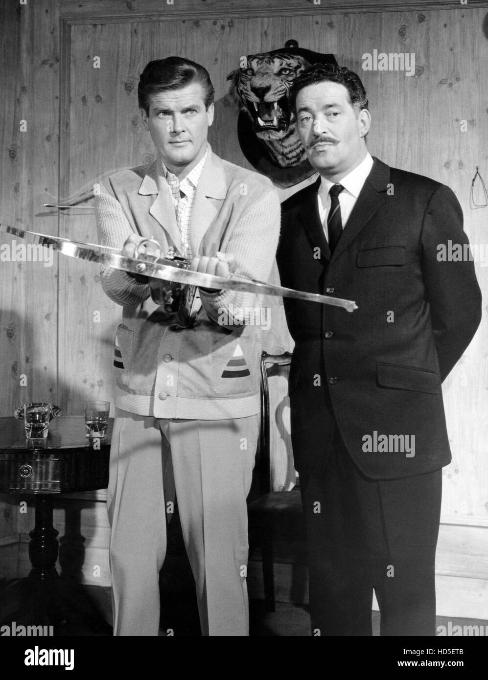 THE SAINT, Roger Moore, John Gregson, 'Escape Route', (Season 5, aired ...