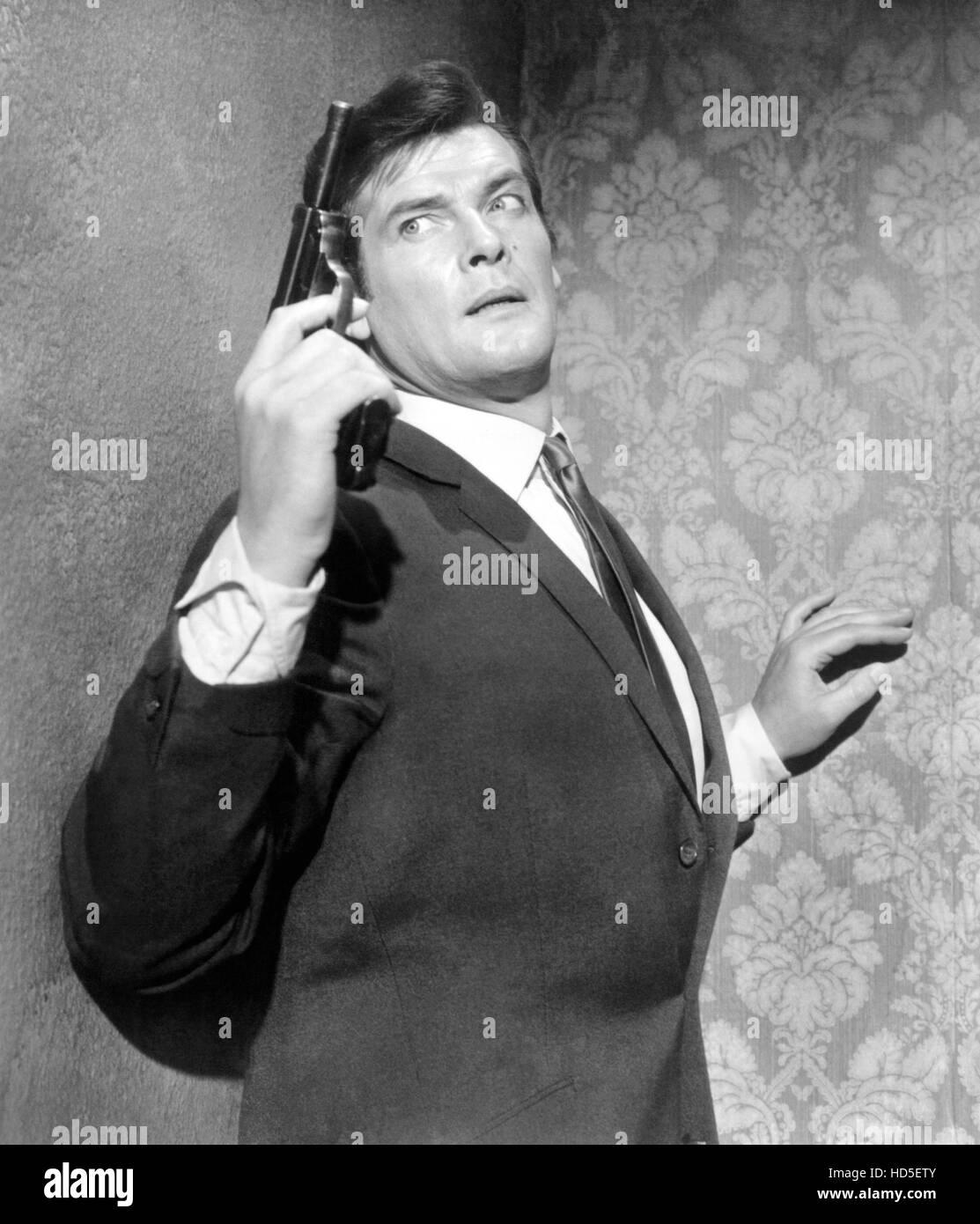 THE SAINT, Roger Moore, 1962-69 Stock Photo - Alamy
