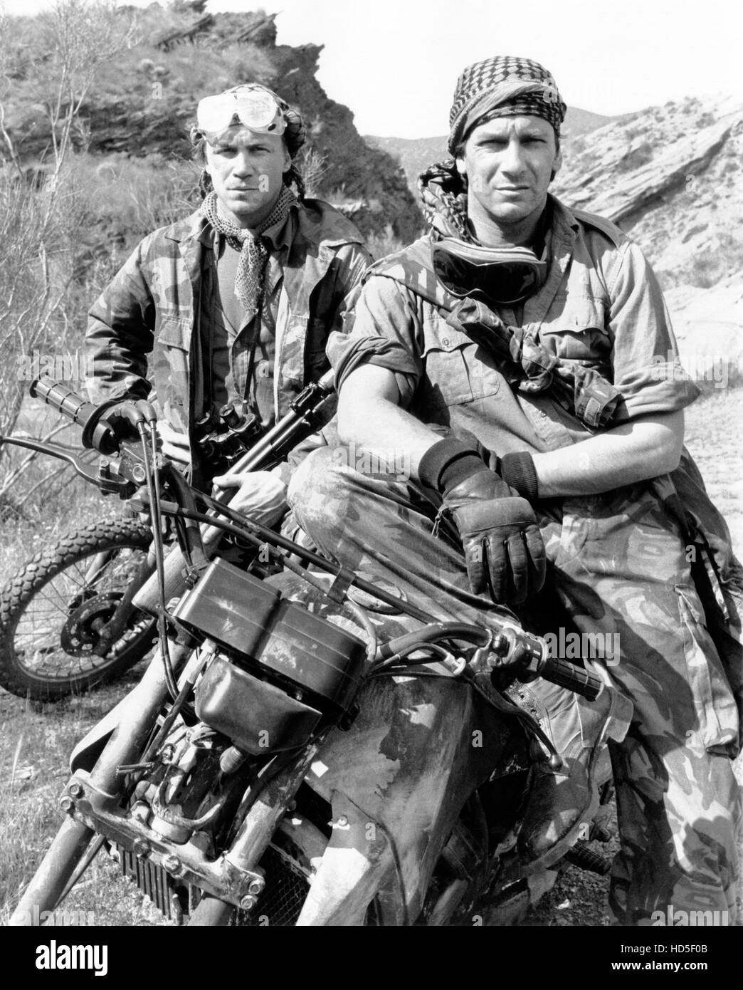 SARACEN, from left: Jimmy Clarke, Christian Burgess, 1989, © Central ...