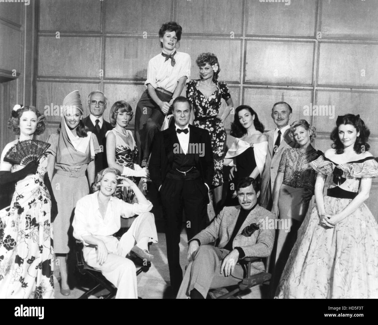 THE SCARLET O'HARA WAR, front form leftL Sharon Gless, Tony Curtis ...