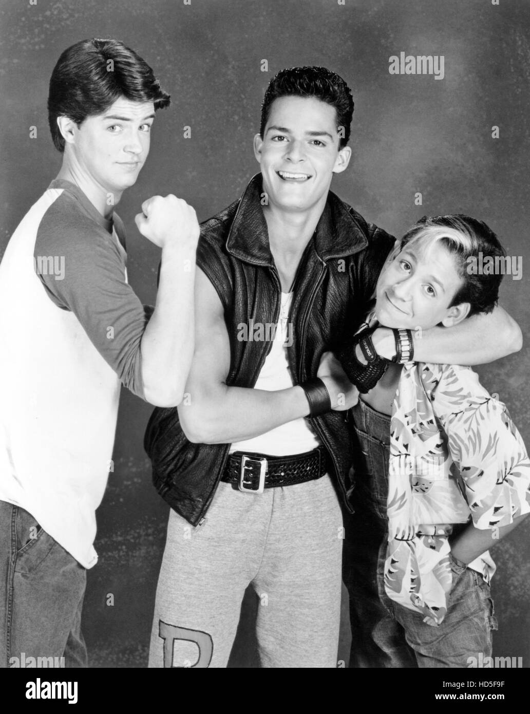 SECOND CHANCE, (from left): Matthew Perry, William Gallo, Demian Slade, 1987-88. © Fox ...