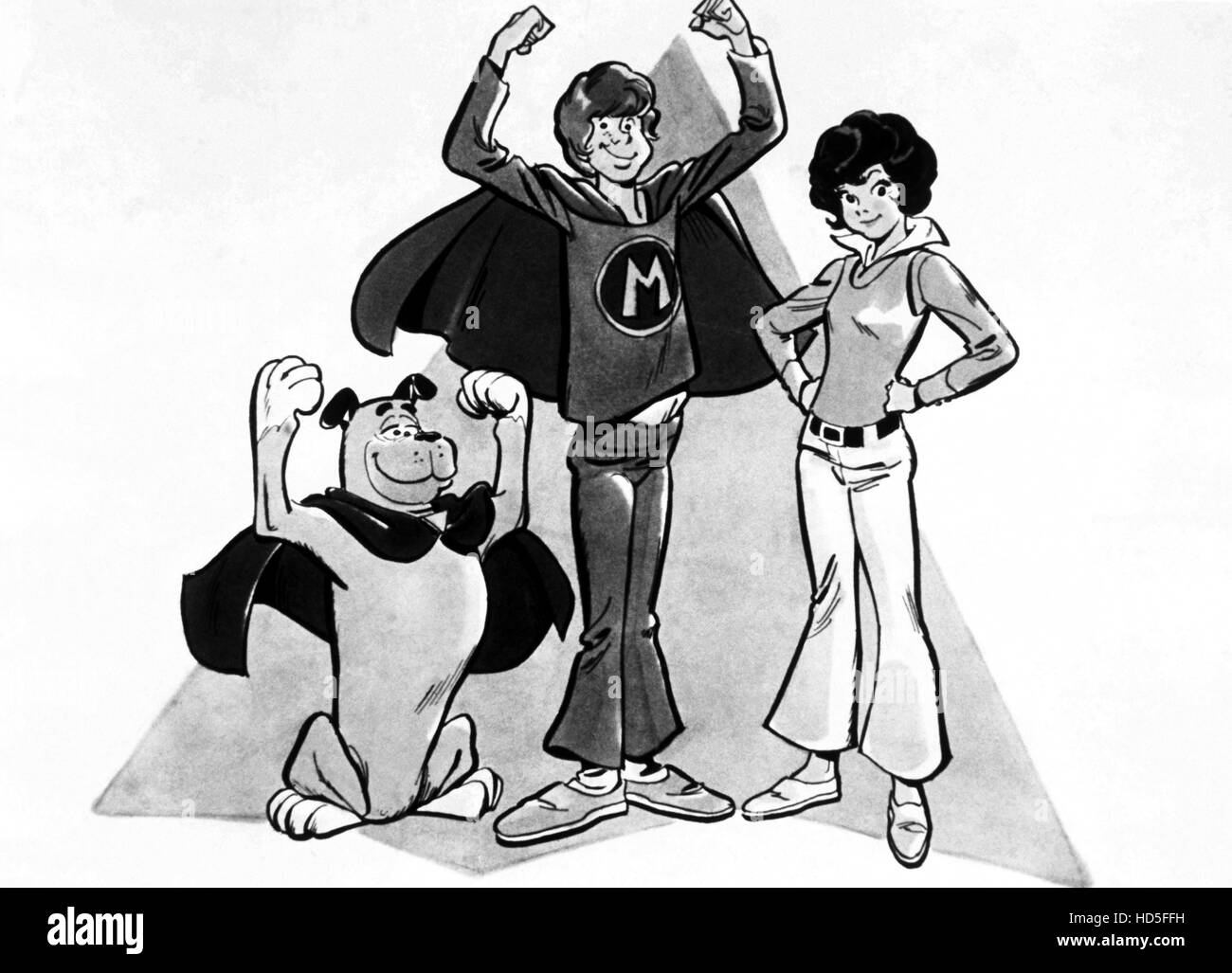 SUPER FRIENDS, from left: Wonderdog, Marvin, Wendy, 1973-77 Stock Photo - Alamy