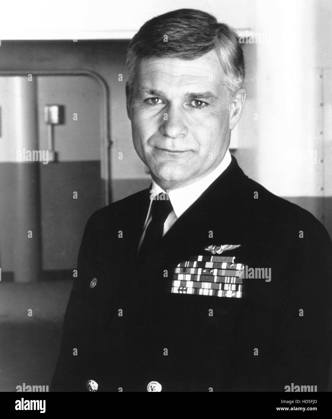 SUPERCARRIER, Dale Dye, 1988, © ABC/courtesu Everett Collection Stock ...