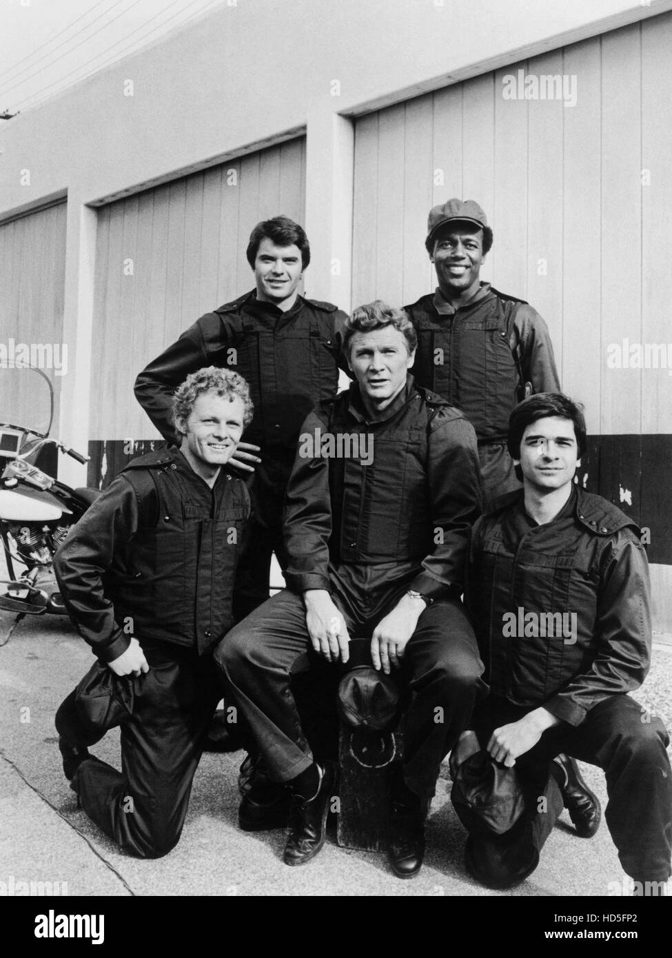 S.W.A.T., top from left: Robert Urich, Rod Perry, bottom from right ...