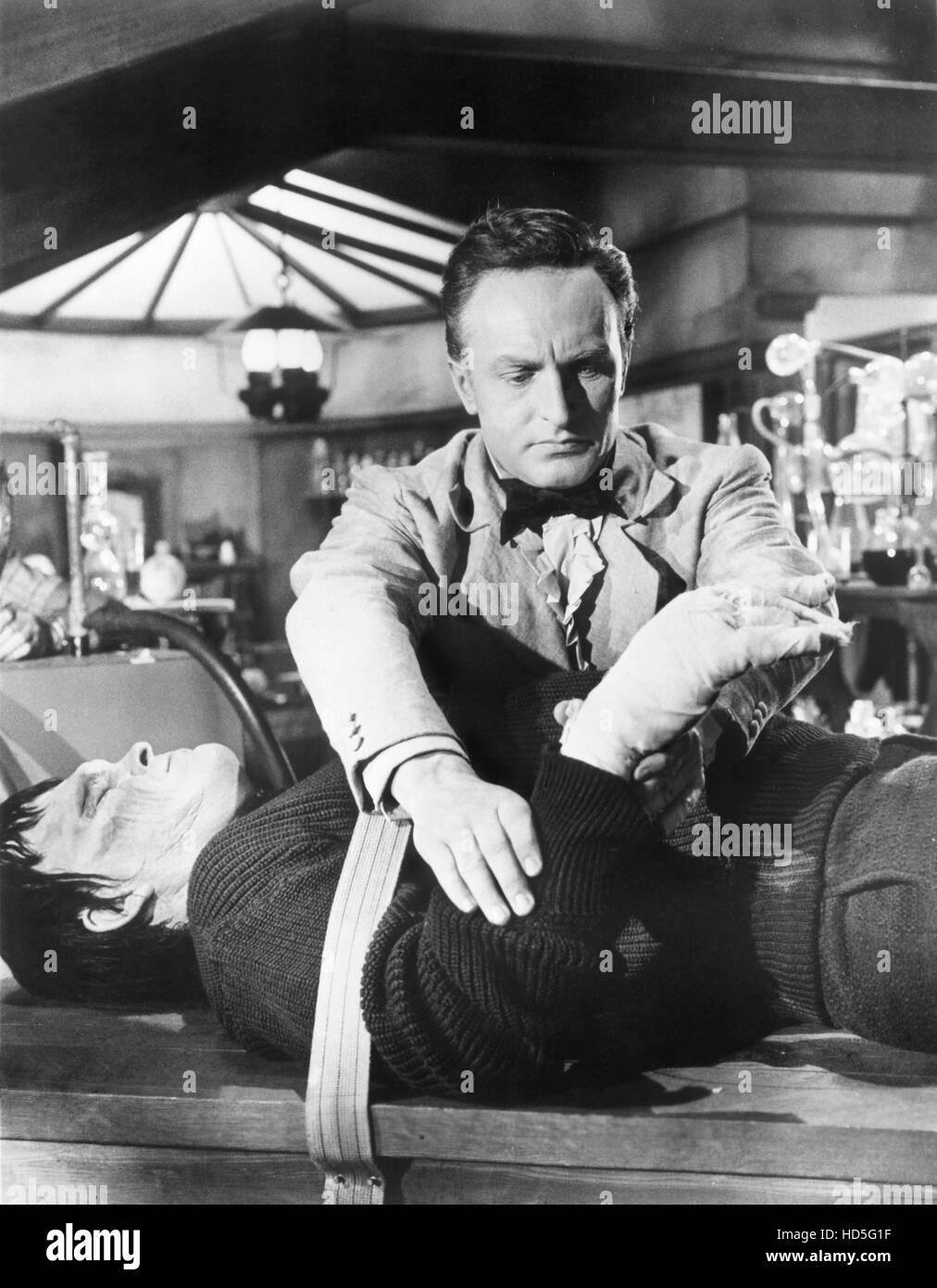 TALES OF FRANKENSTEIN, (from top): Anton Diffring, Don Megowan, 1958 ...