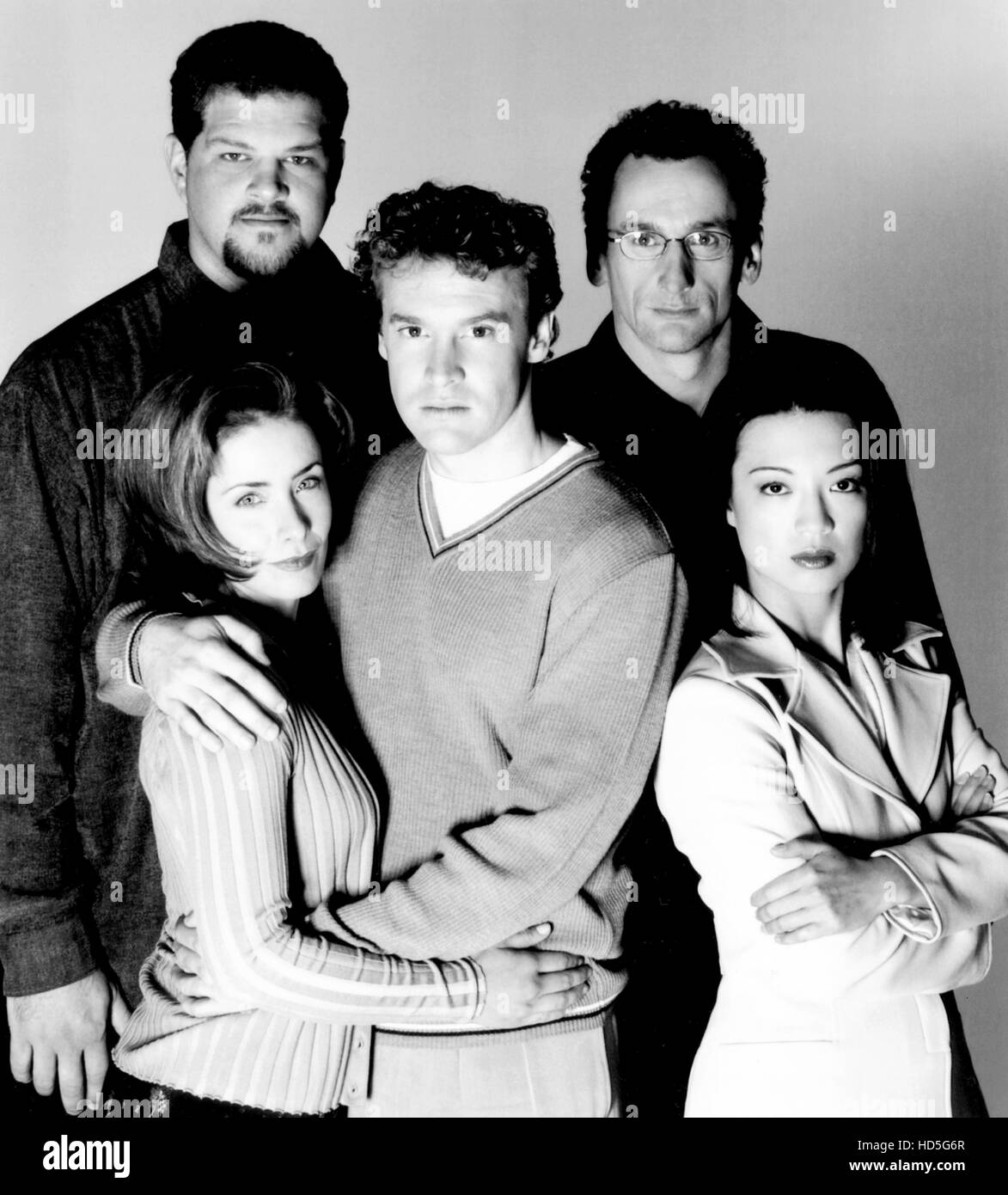 TEMPTING FATE, (back, from left): Abraham Benrubi, Matt Craven, (front ...